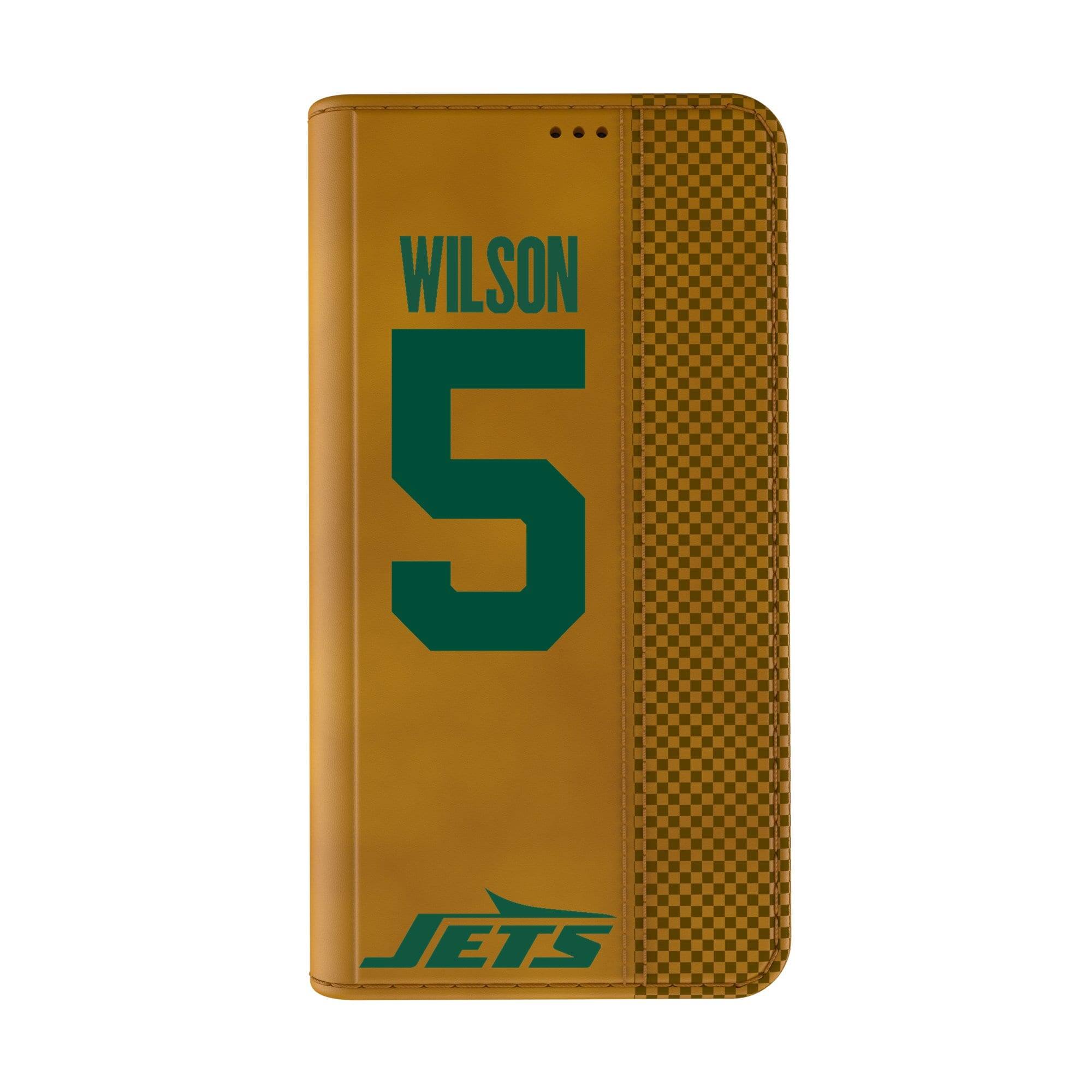 Keyscaper NFL New York Jets Garrett Folio iPhone Case 14 Pro Max Brown ...