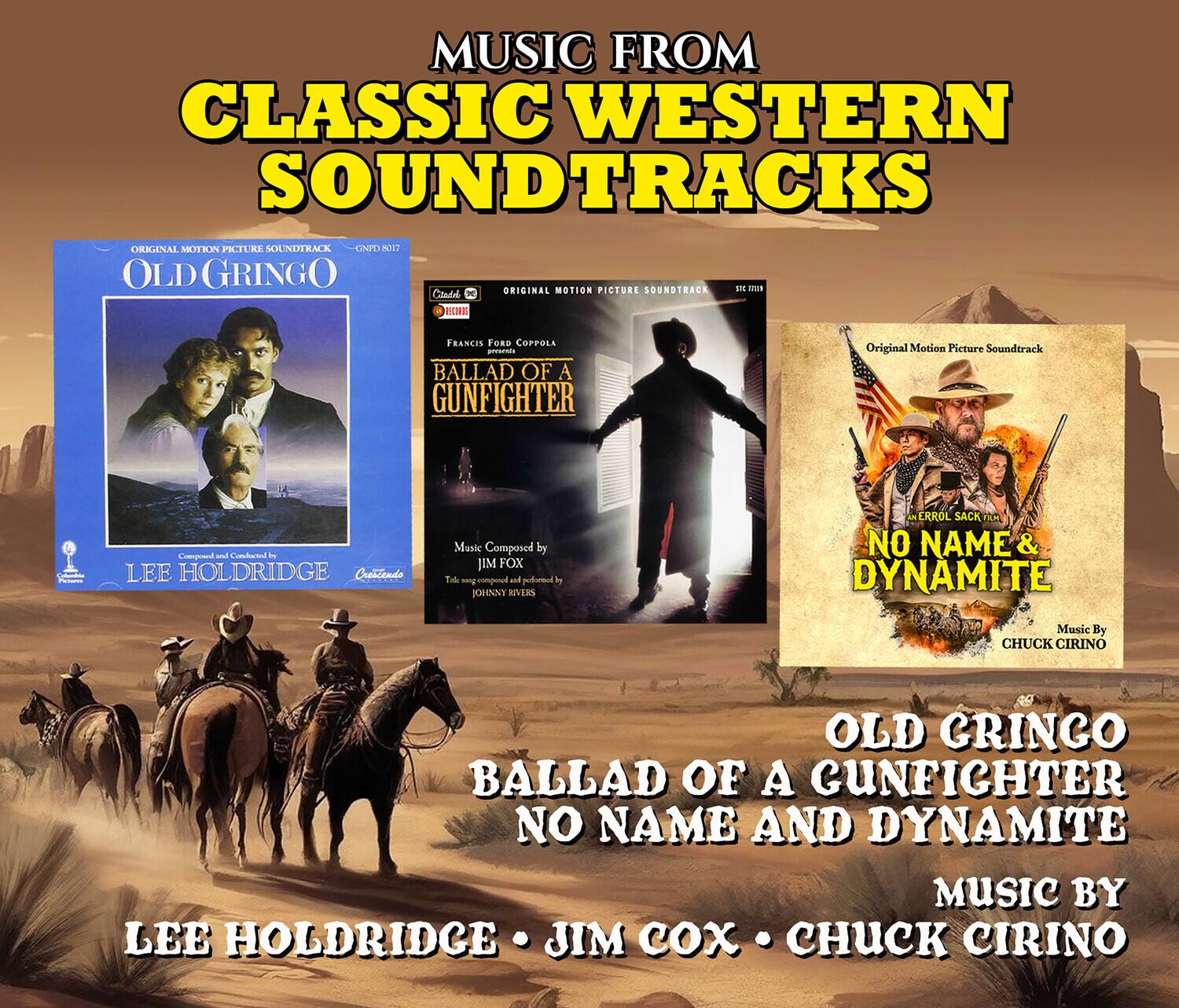 Various Artists Music From Classic Western Soundtracks COMPACT DISCS ...