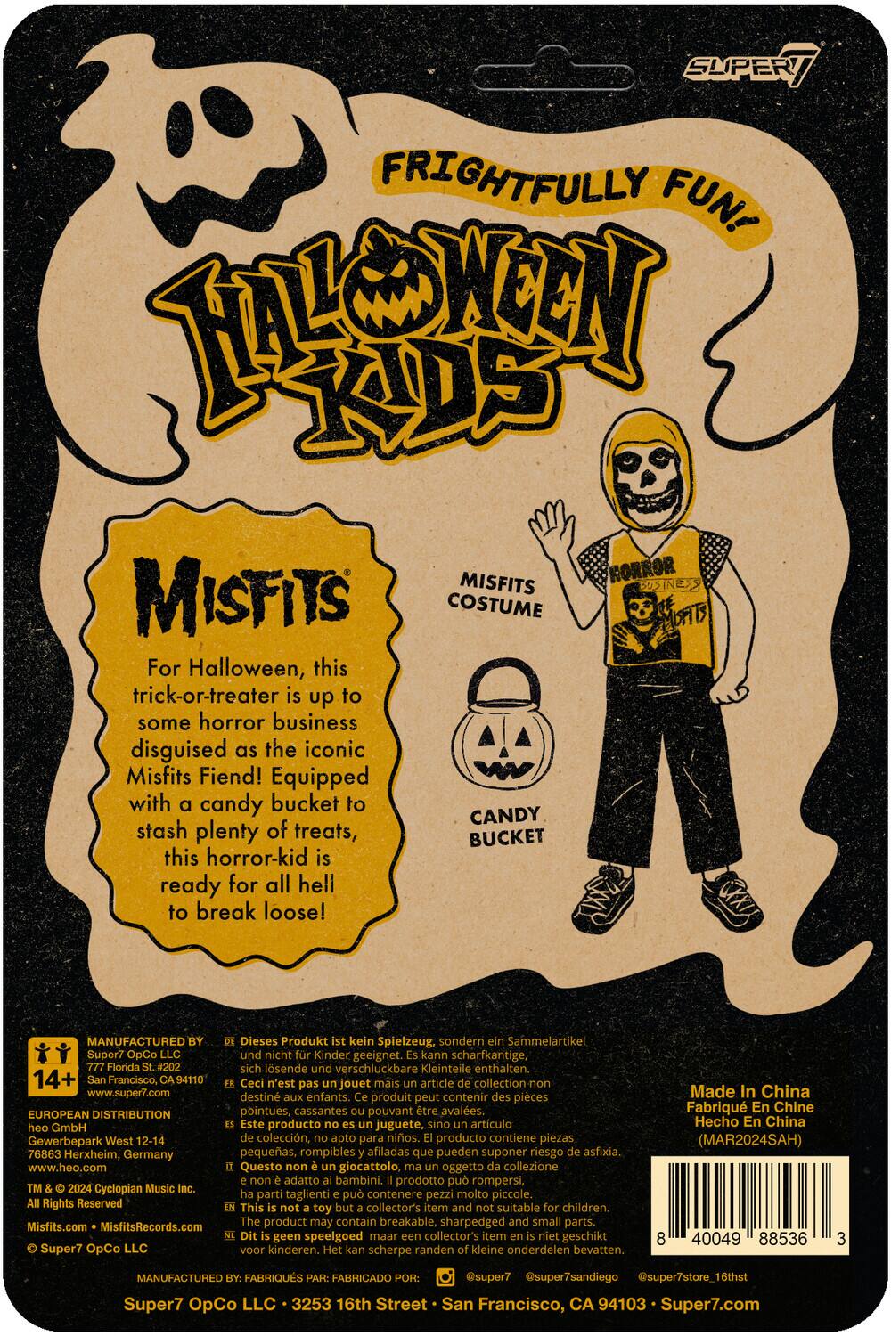 Super7 Halloween Kids ReAction Misfits Boy (Horror Business ...
