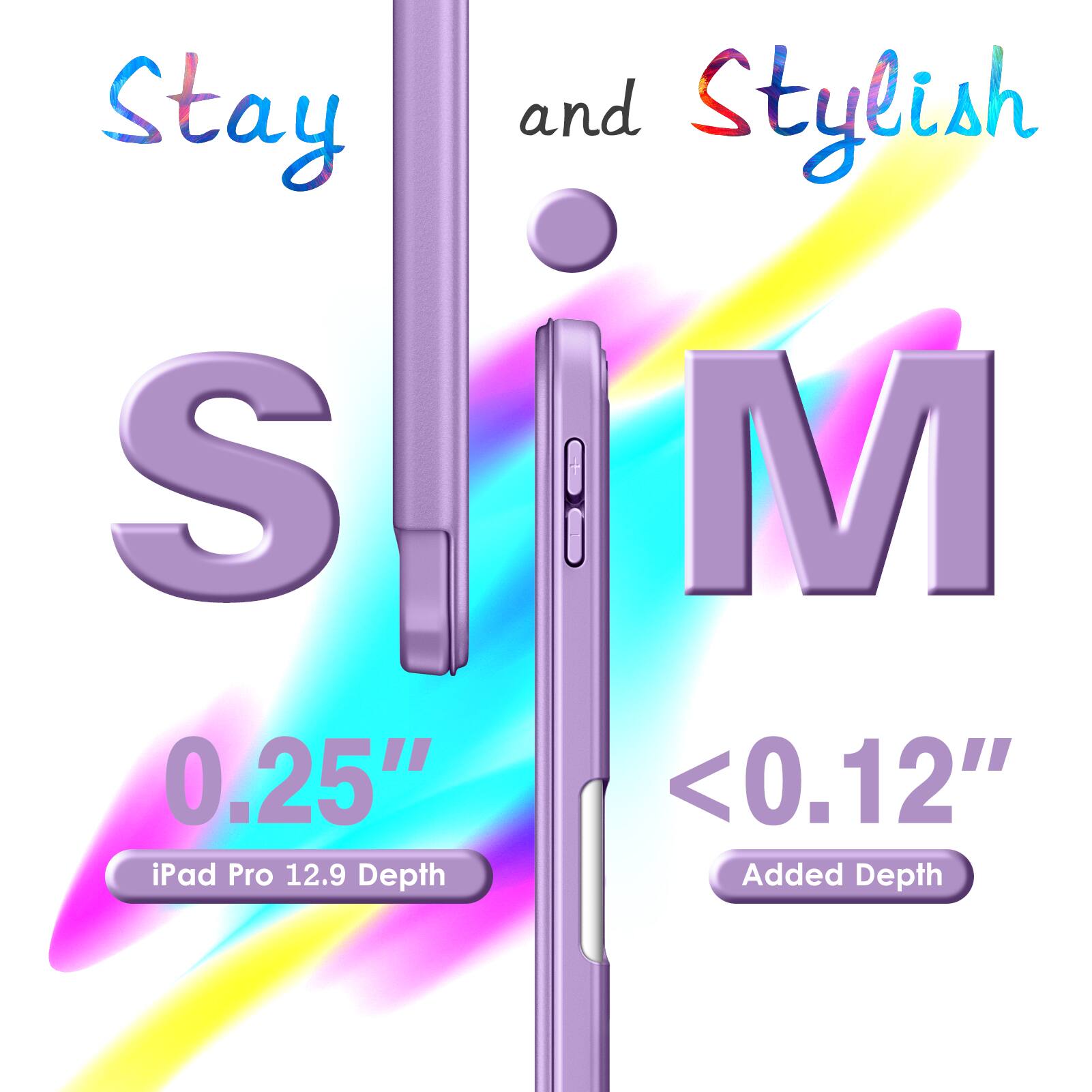 DTTO Case for iPad Air 13" (M2/M3) and iPad Pro 12.9" (3rd/4th/5th/6th ...