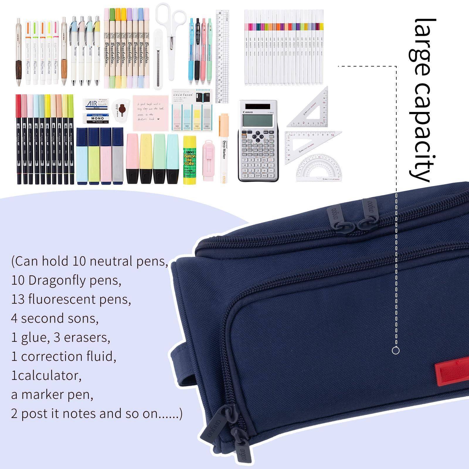 Paradigms Interiors Big Capacity Pencil Case High Large Storage Pouch ...