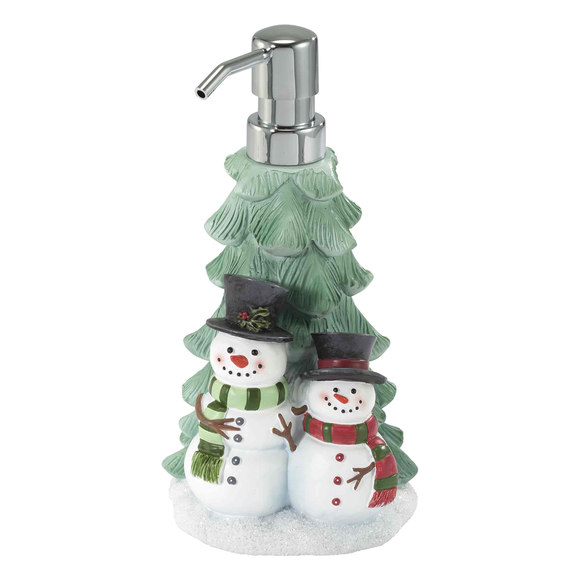 Dapper Styles Lotion Pump Soap Dispenser Countertop Accessories Christmas Decorations winter ...