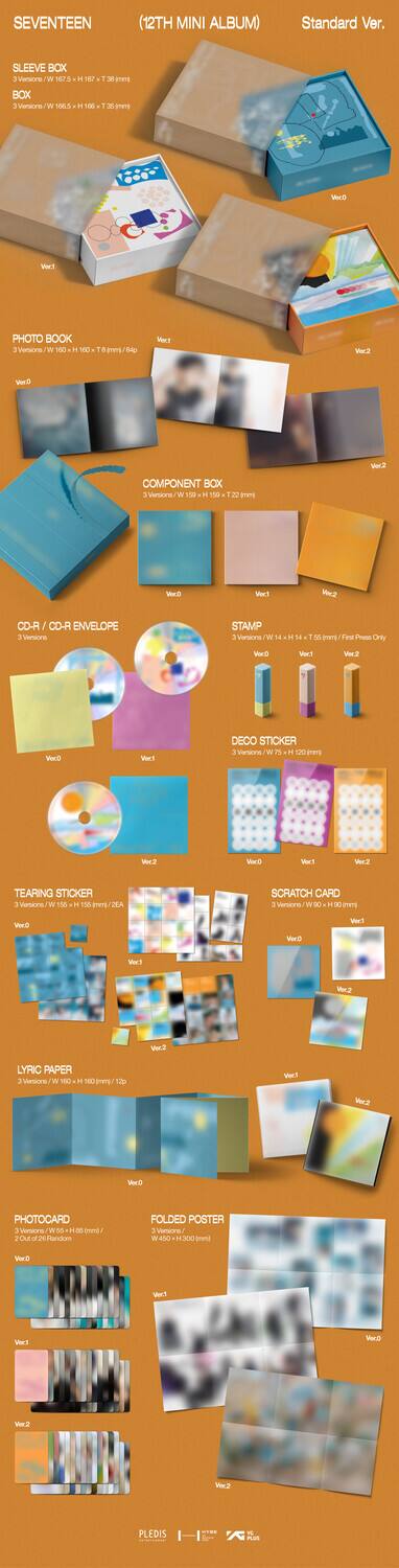 Seventeen 12th Mini Album COMPACT DISCS [CD] - Best Buy