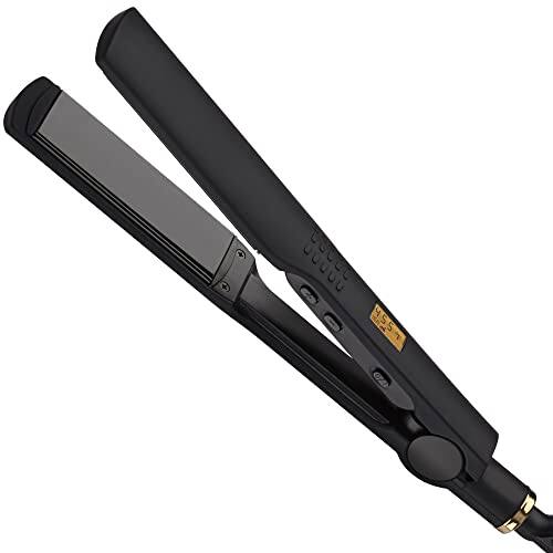 DORLUKFU Hot Tools Pro Artist Black Gold Flat Iron | Long Lasting ...