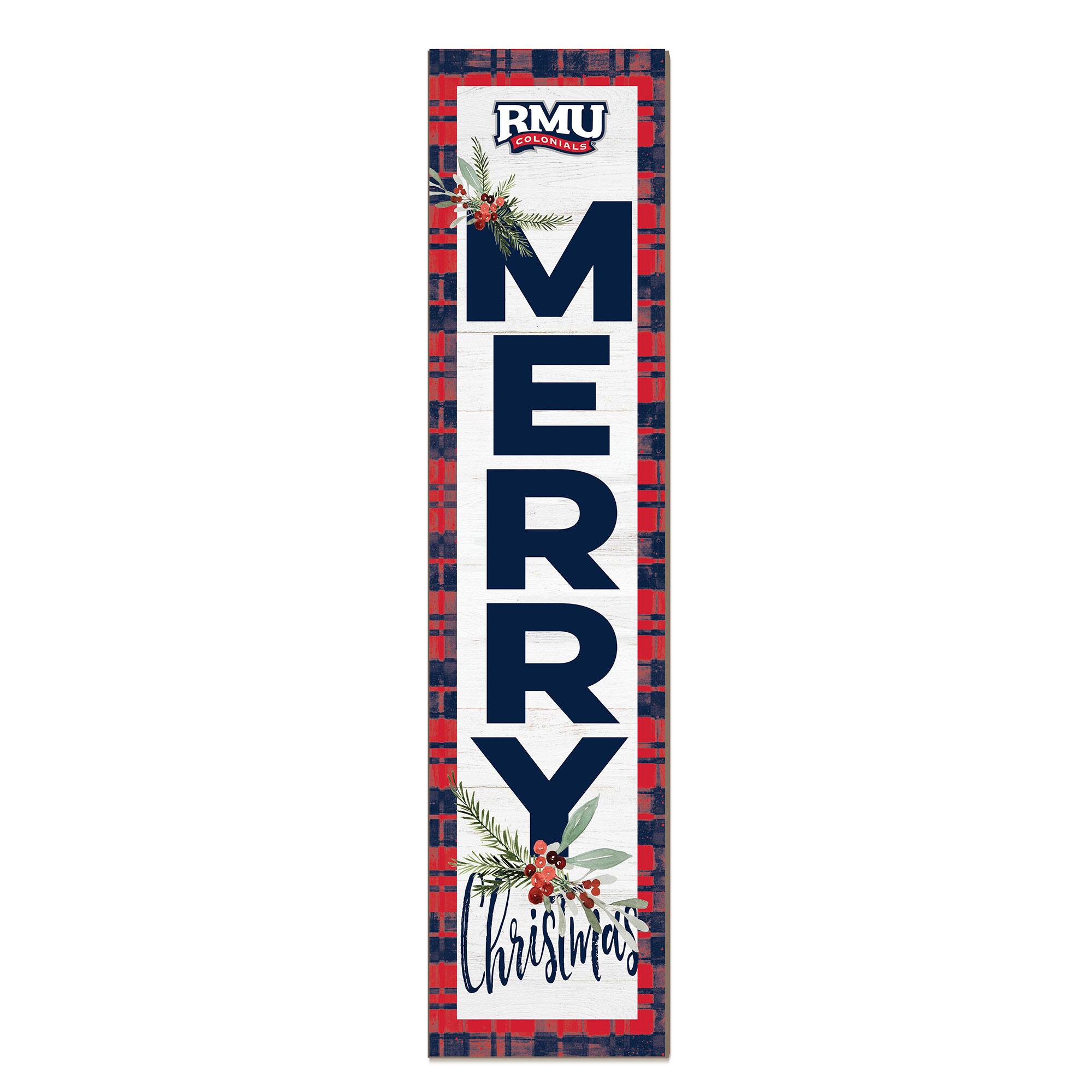 Jardine Robert Morris Colonials 12'' x 48'' Outdoor Merry Christmas ...
