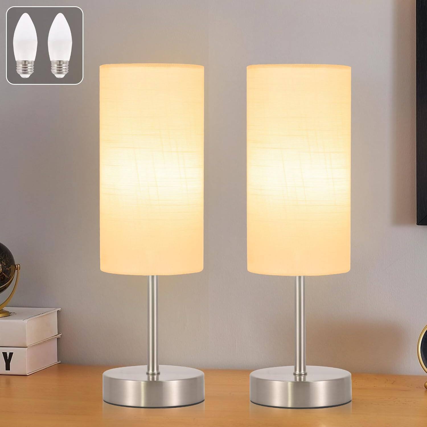 Stamp n Camp Table Lamps for Bedroom Bedside Lamps for Nightstand with ...