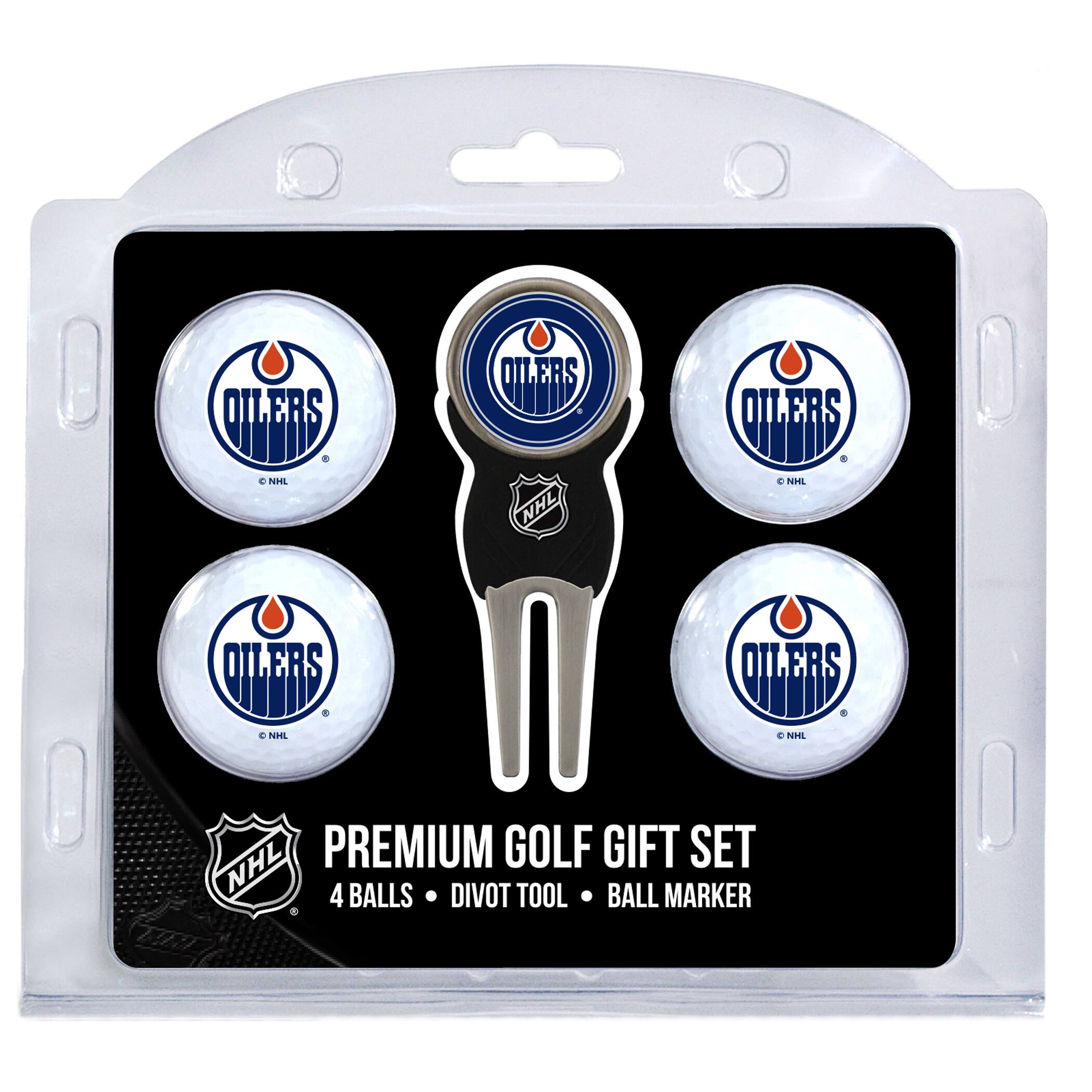 Team Golf Edmonton Oilers 4 Ball Gift Set Multicolor 4000284 - Best Buy
