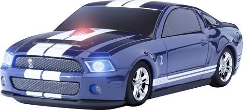 Best Buy: Road Mice Shelby GT500 Optical Wireless Mouse Blue/White ...