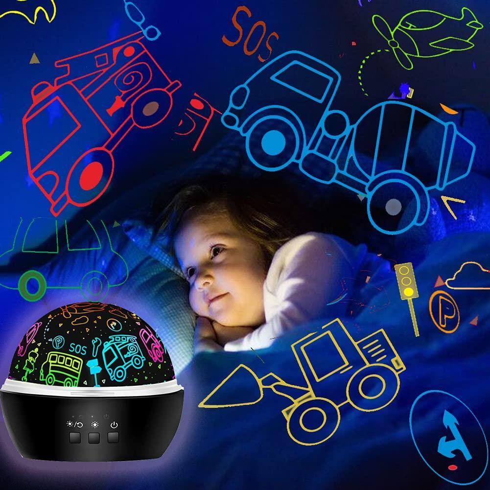 The Best Inks Night Light For Dinosaur Projector 2 In 1 Toys 3 8 Year ...