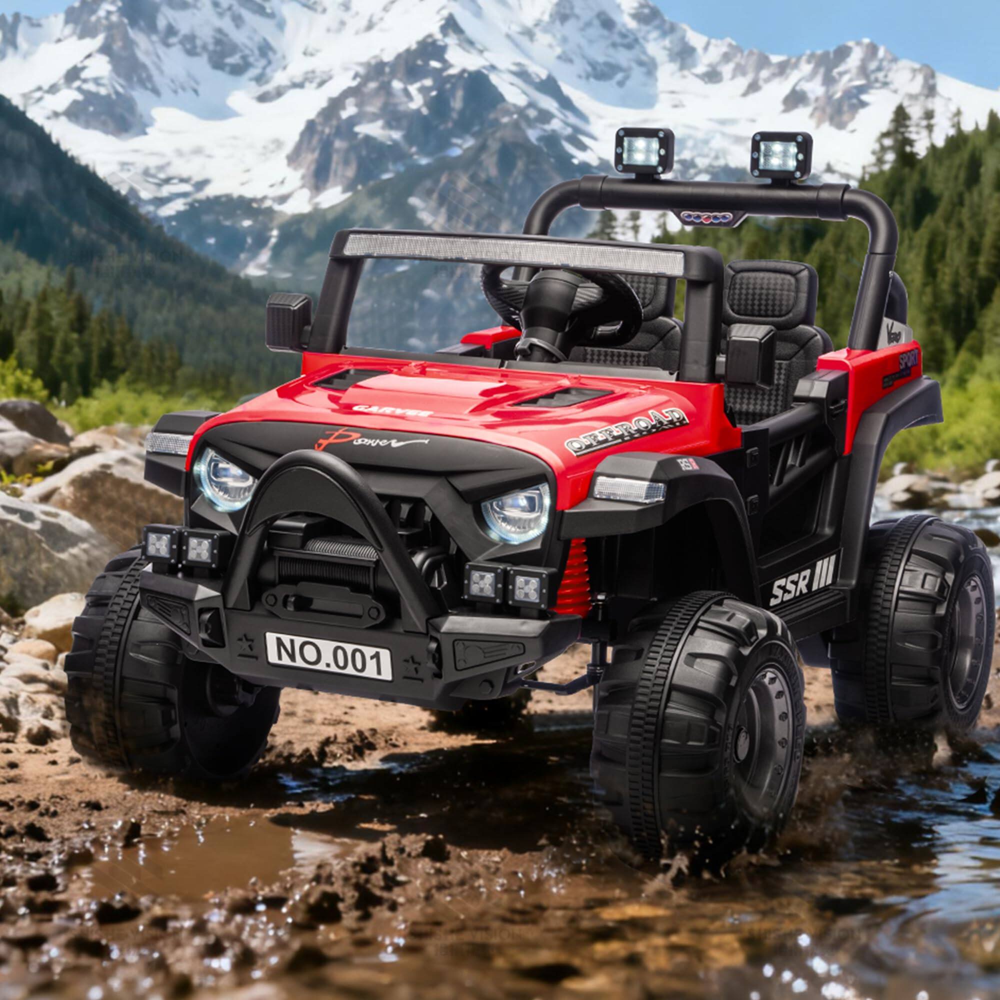 Babevy 12V Kids Ride On Truck, Remote, Spring Suspension, Bluetooth ...