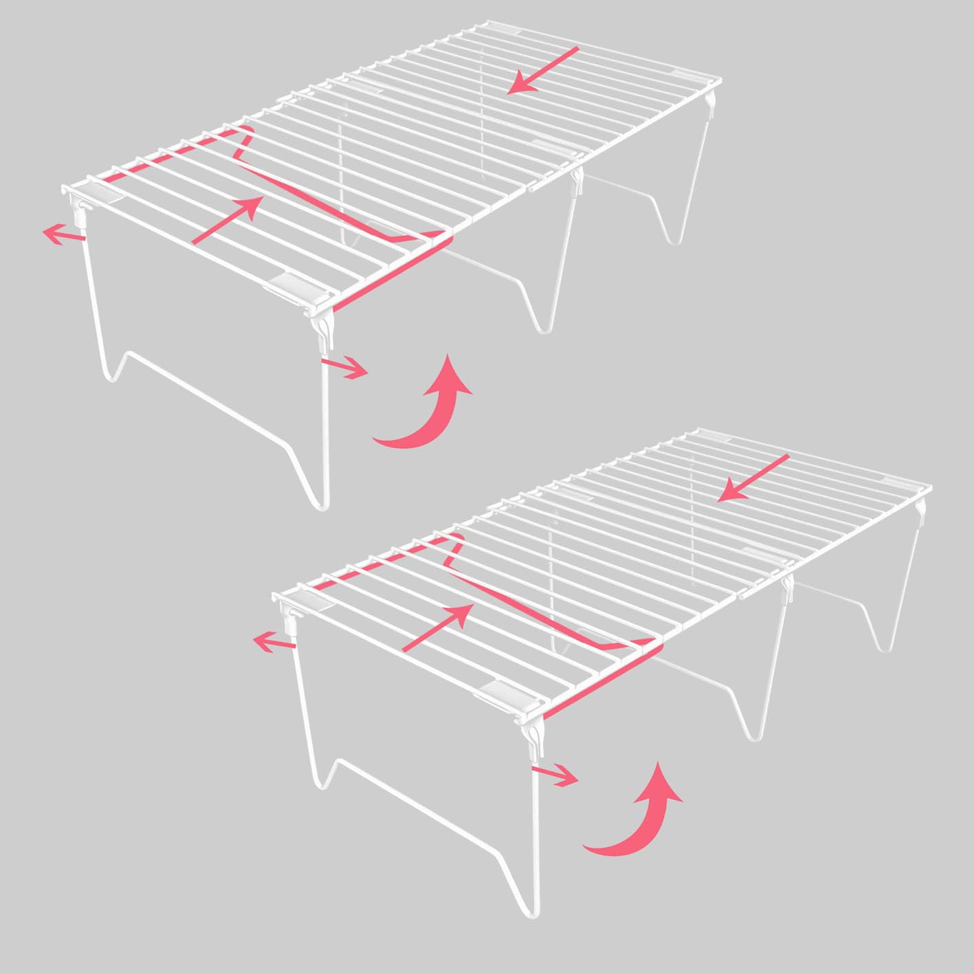 Dazzling Pops Piece Set freezer organizer,Stackable Cabinet Organizer ...