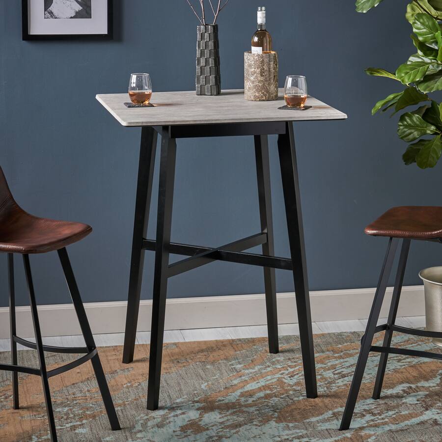 Tiramisubest Modern Bar Height 42 Dining Table Rubberwood Legs And tiramisubest-modern-bar-height-42-dining-table-rubberwood-legs-and