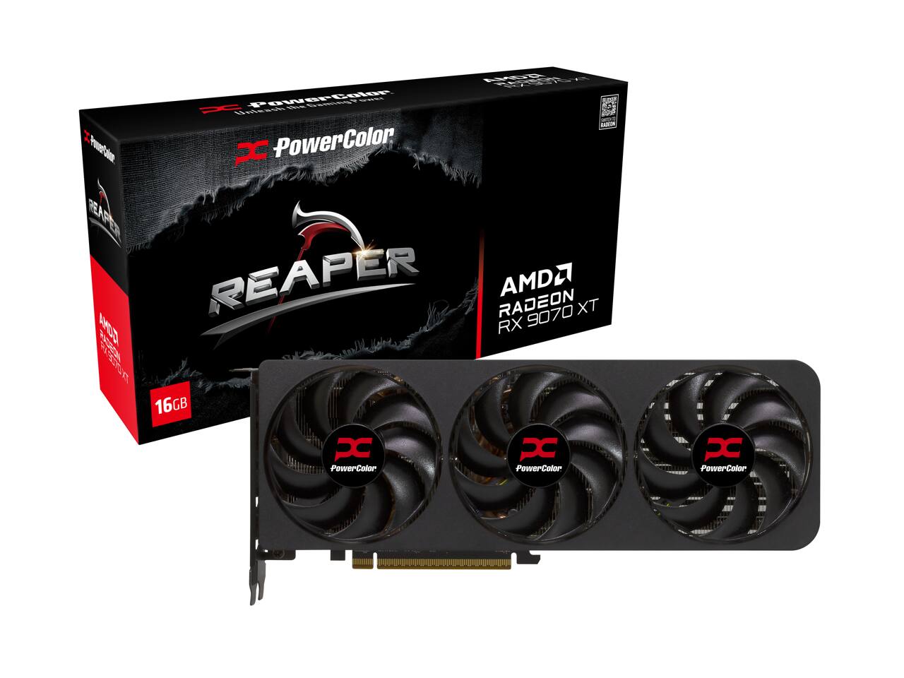 PowerColor Reaper Radeon RX 9070 XT 16GB GDDR6 PCI Express 5.0 x16 RDNA ...