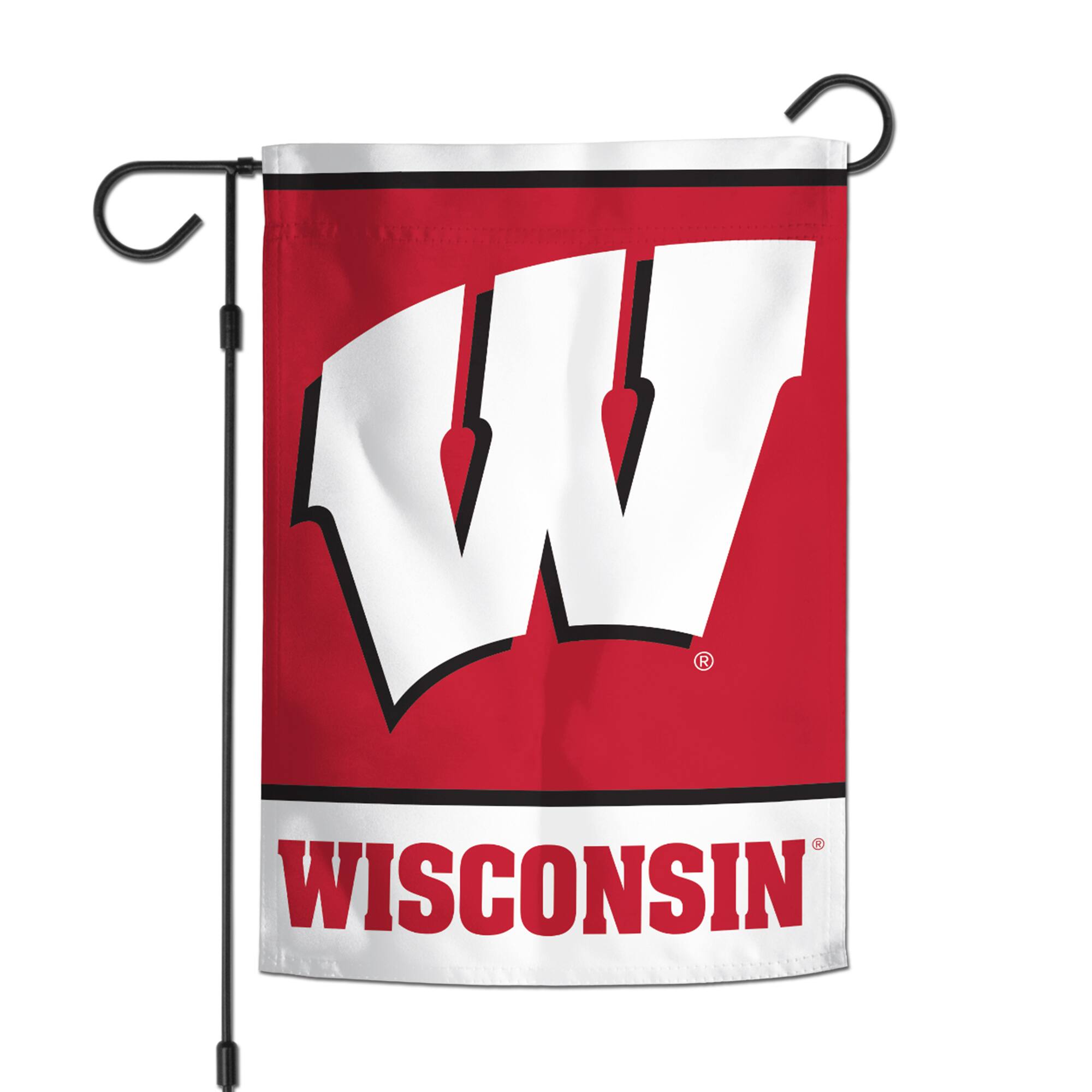 WinCraft Wisconsin Badgers 12" x 18" Double Sided Garden Flag ...