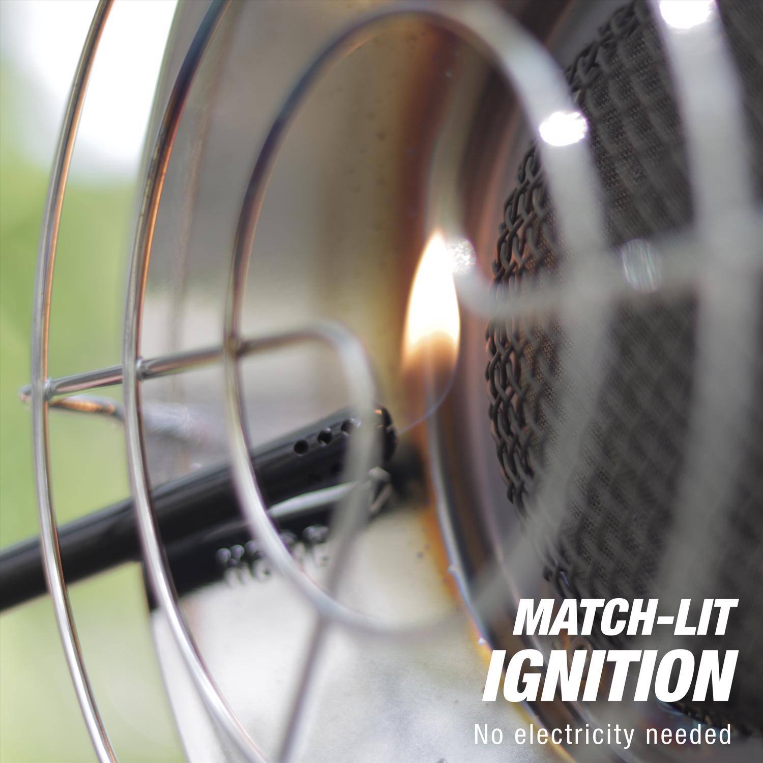 Mr. Heater 15000 Btu/h 300 sq ft Infrared Propane Tank Top Heater ...