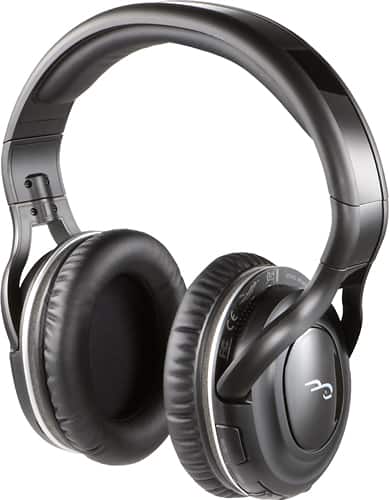 Best Buy: Rocketfish™ Noise-Canceling Over-the-Ear Headphones Black RF ...