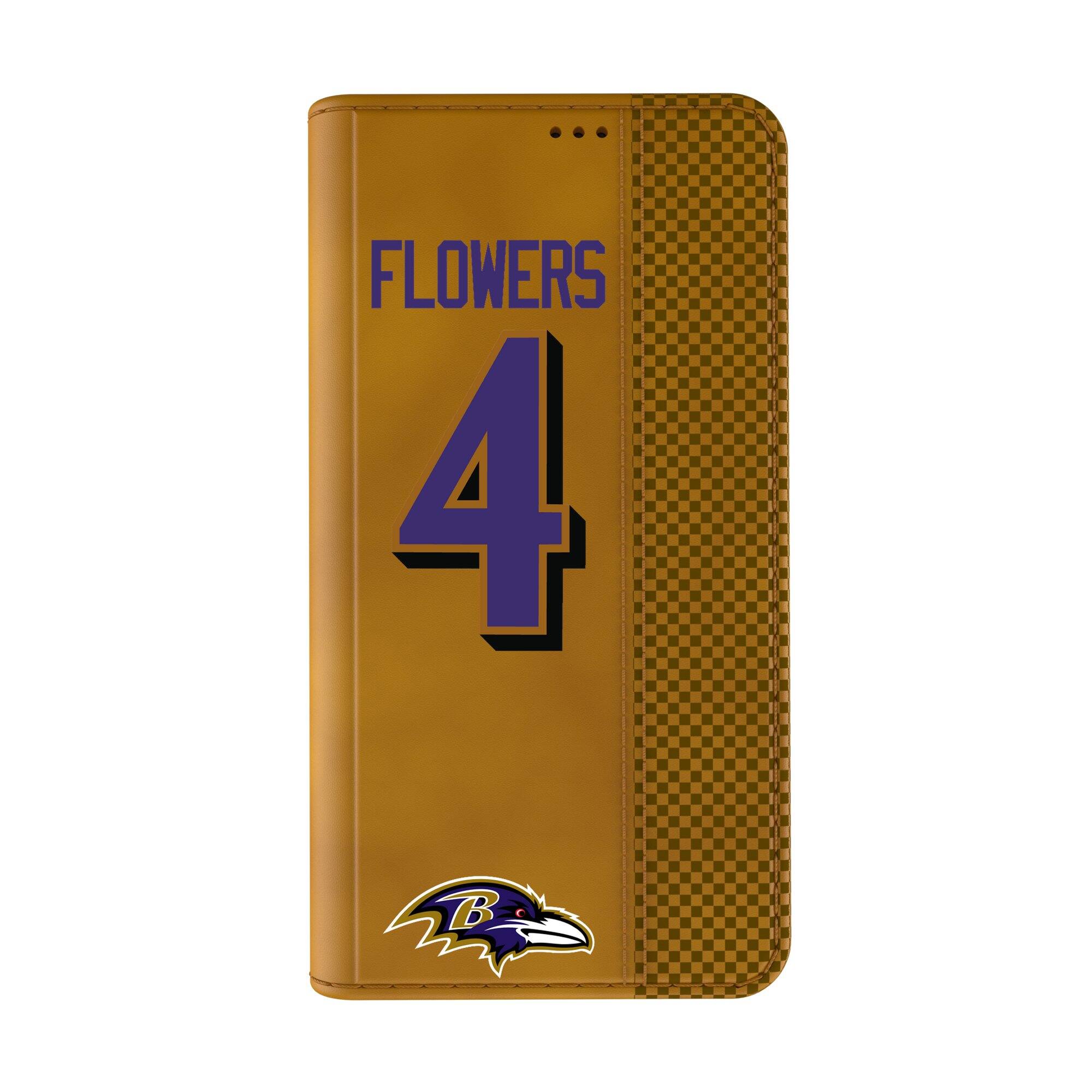 Keyscaper NFL Zay Flowers Baltimore Ravens Folio iPhone Case 14 Brown ...