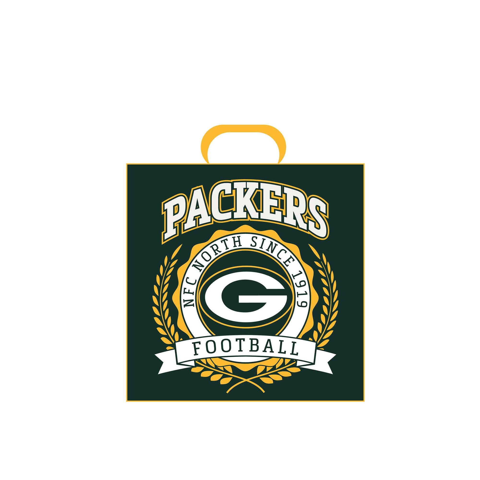 Pegasus Green Bay Packers 14" Crest Logo Stadium Cushion Multicolor ...