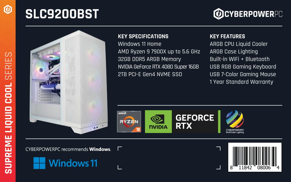 CyberPowerPC SLC9200BST