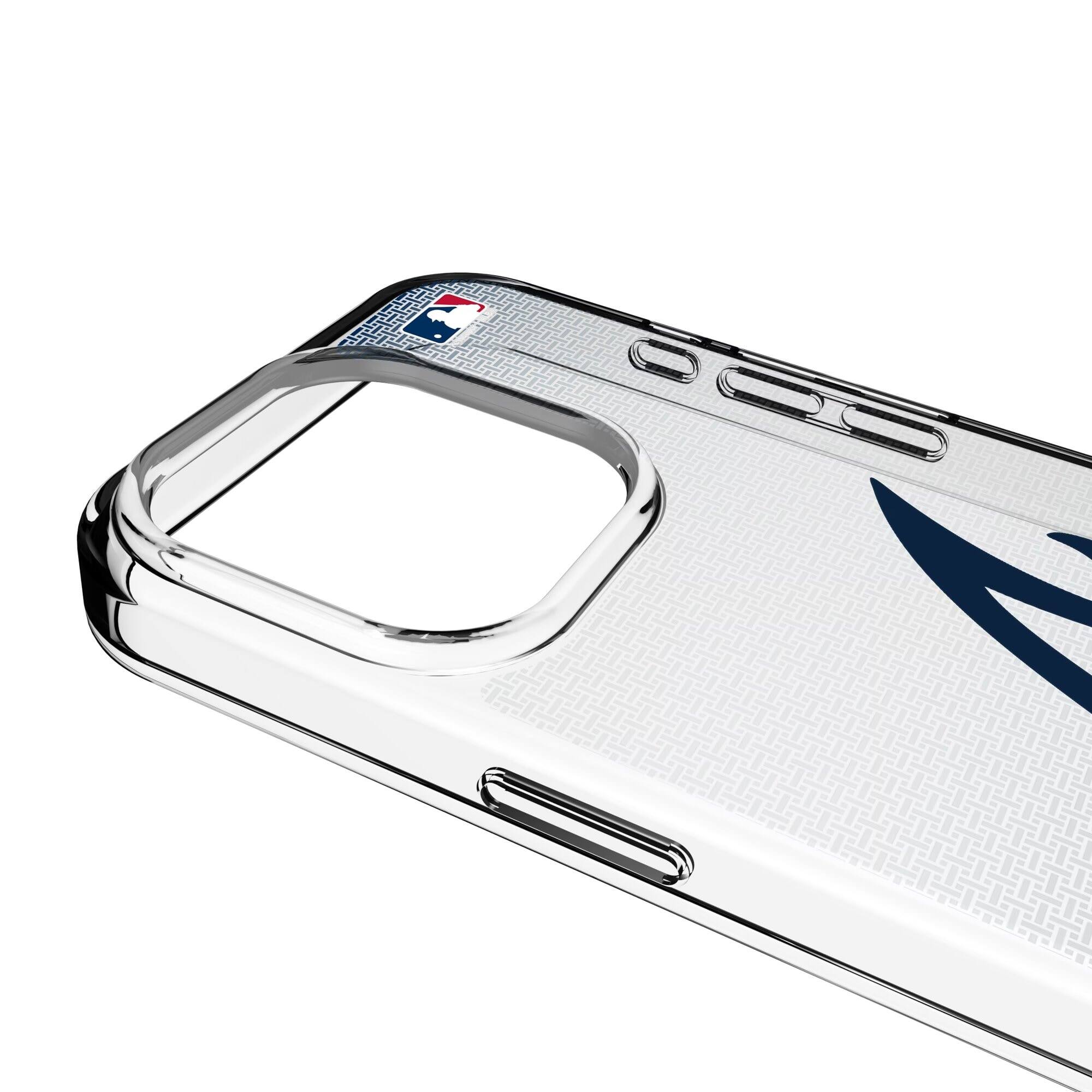 Keyscaper MLB Atlanta Braves Linen Logo iPhone Clear Case 15 Pro ...