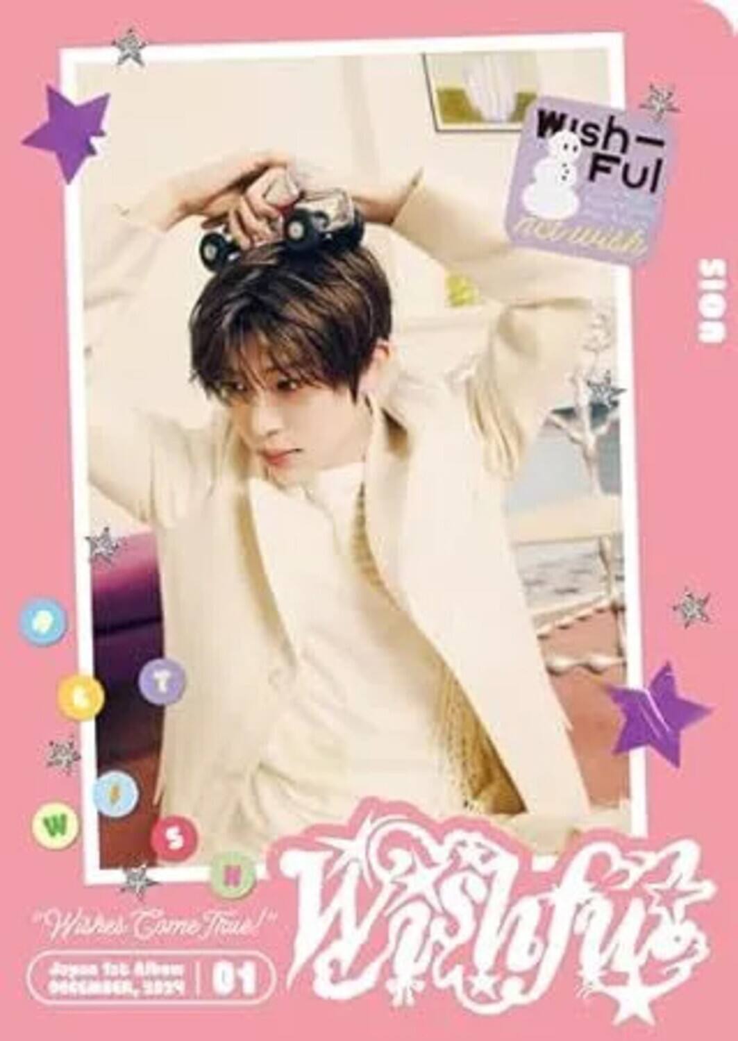 NCT Wish Wishful Sion Version incl. Postcard, Sticker + Trading Card ...