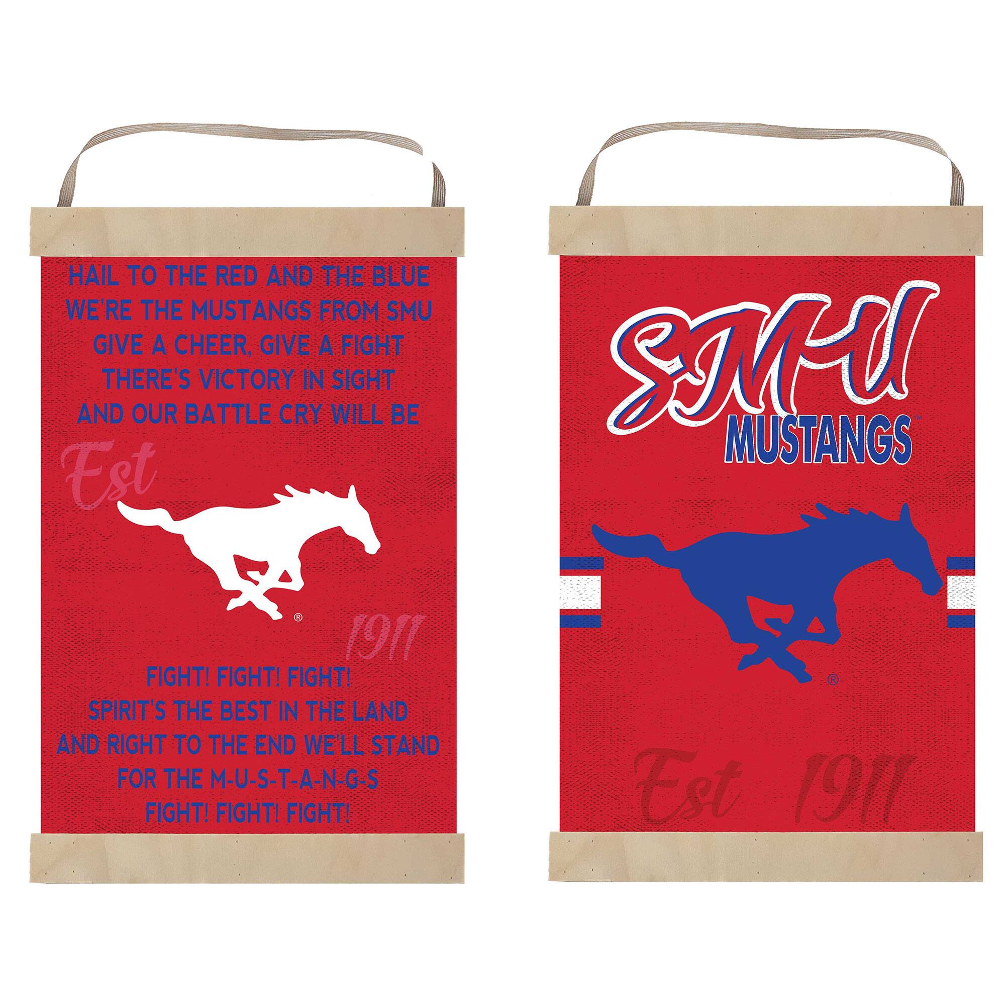 Jardine SMU Mustangs Fight Song Banner Sign Red 200835211 - Best Buy