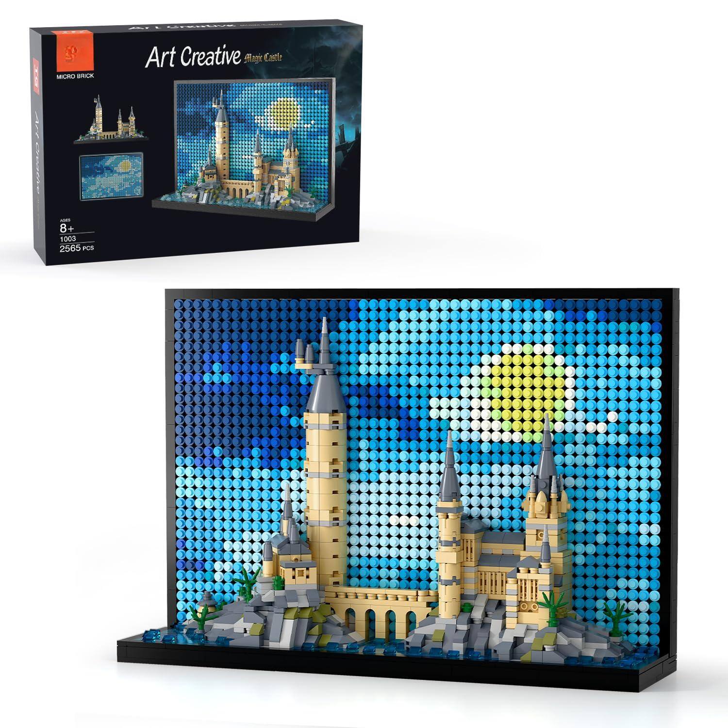 Jadie Link Brick Magic Castle Building Set Wall Art 2 in Decor Creative ...