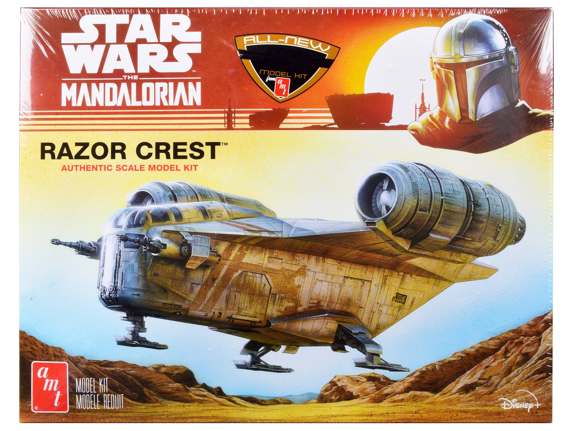 Skill 2 Model Kit Razor Crest Spaceship "Star Wars: The Mandalorian" 1/ ...