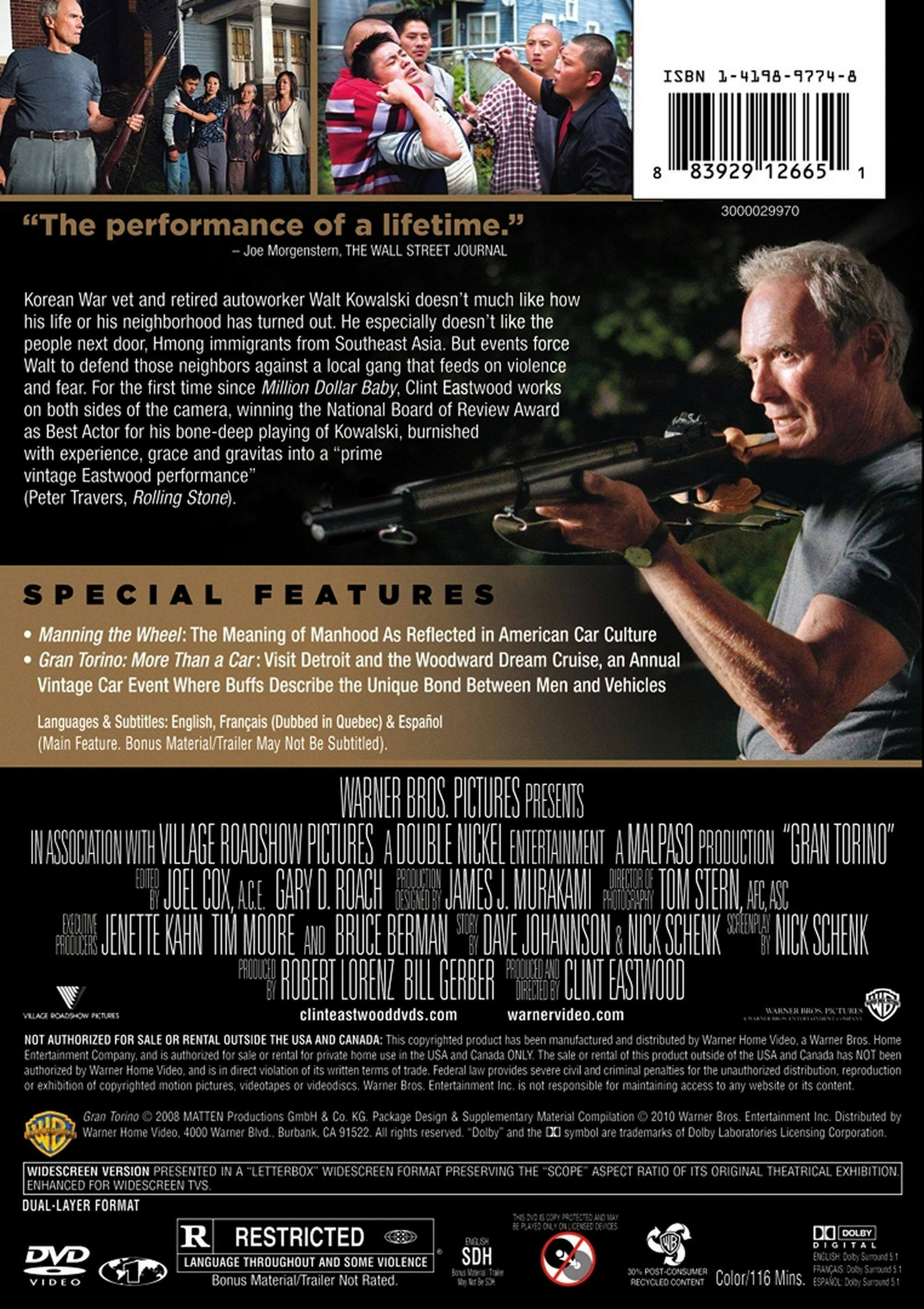 Gran Torino (DVD Widescreen) [DVD] [Standard] - Best Buy
