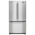 Best Buy Maytag 20 cu. ft. French Door Refrigerator with PowerCold Feature Stainless Steel MFC2062FEZ