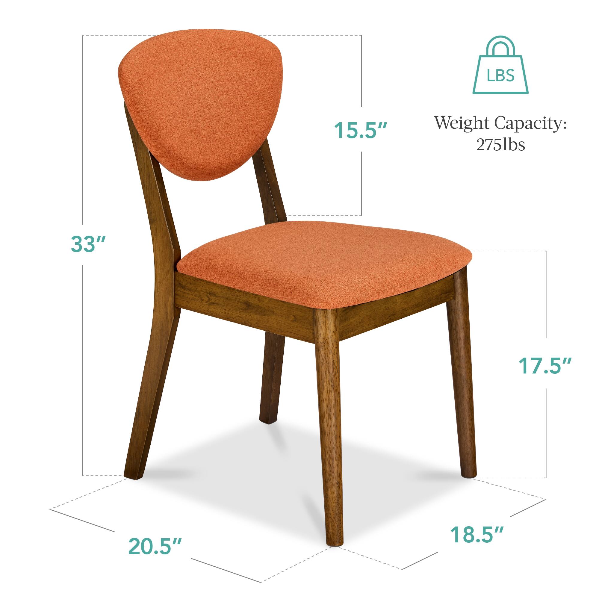 Best Choice Products Set of 4 Wooden Dining Chairs, Wood Modern ...