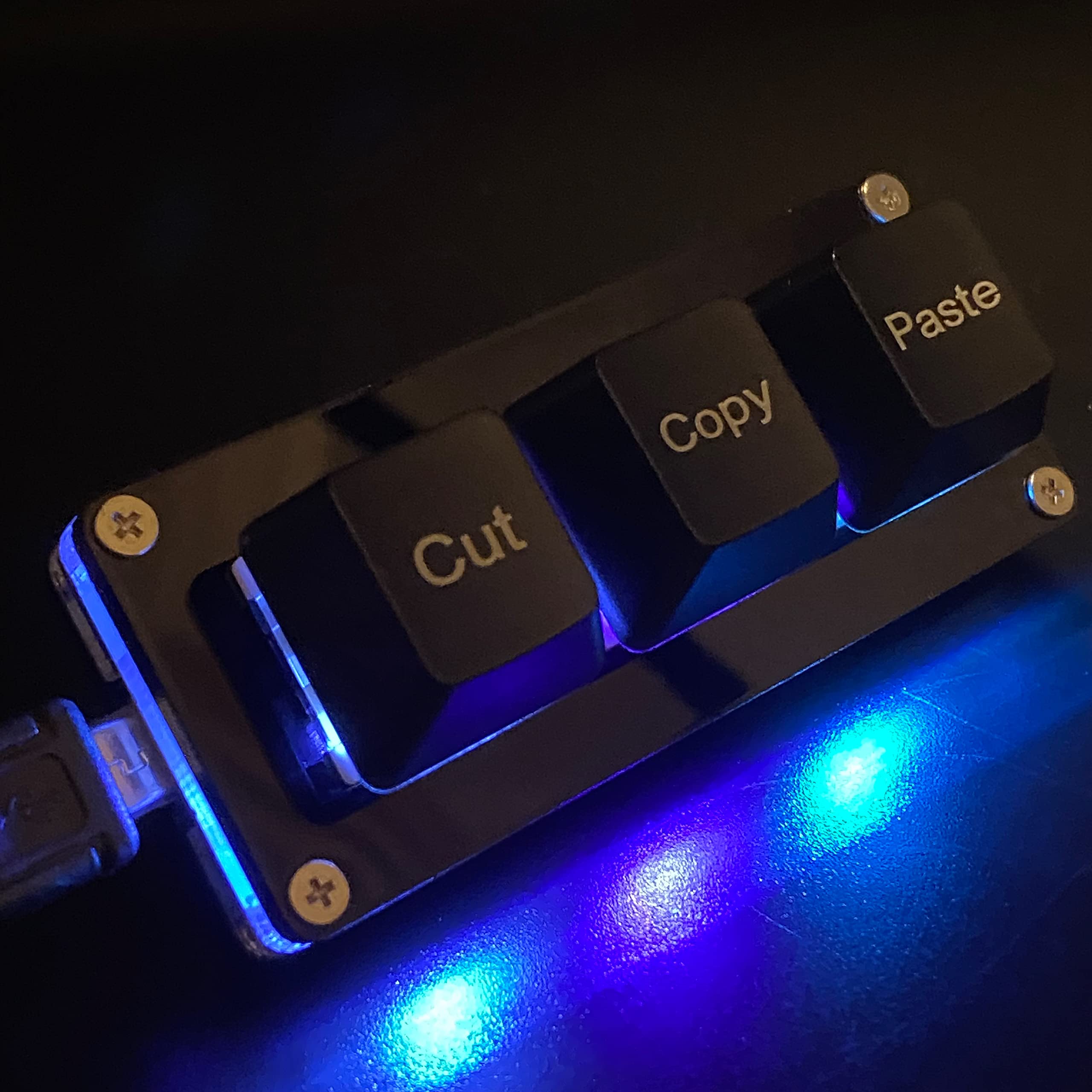 Cedar Assembly Mini 3 key Cut Copy Paste Rgb Macro Pad Gaming ...