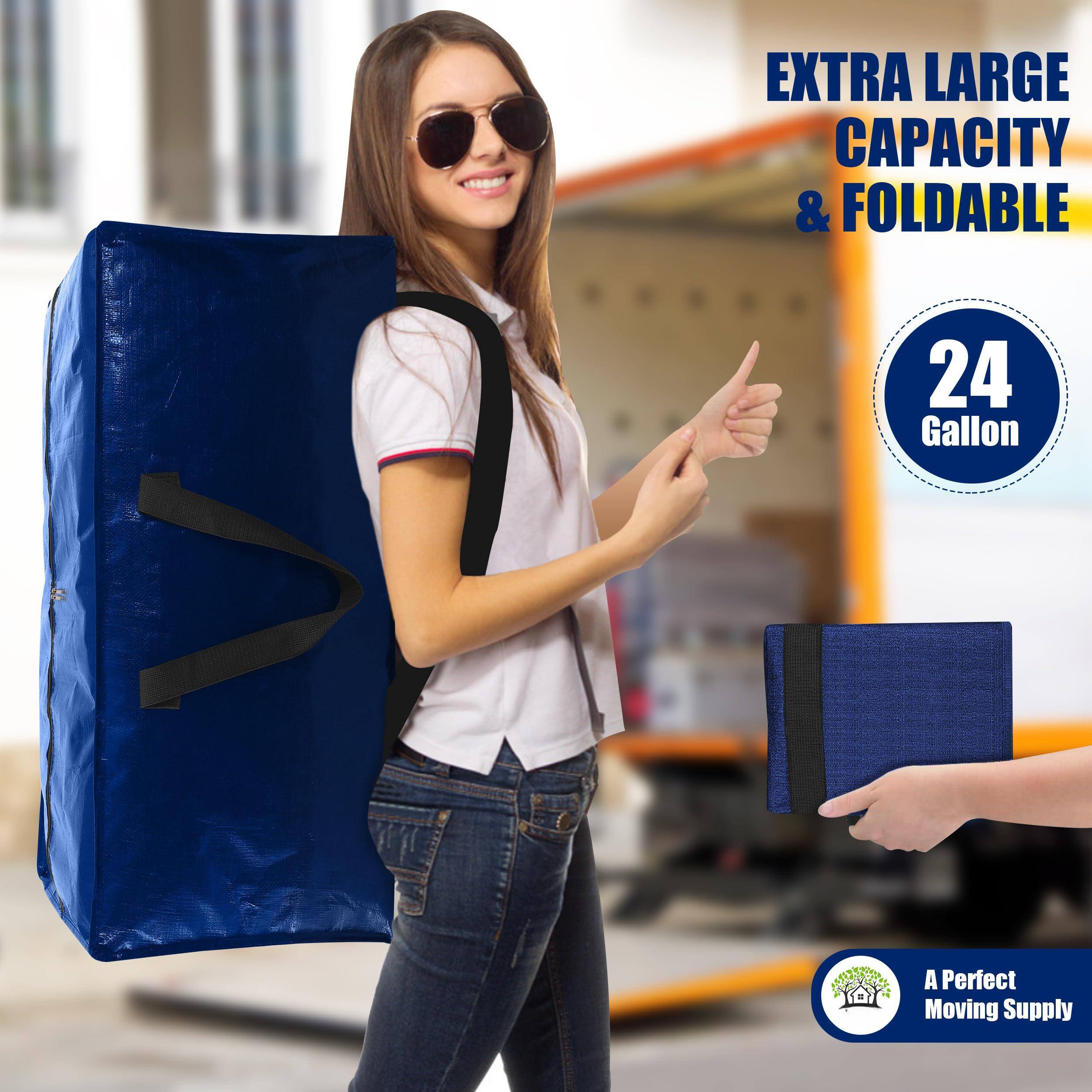 Paradigms Interiors Heavy Duty Extra Large Moving Bags With Backpack ...