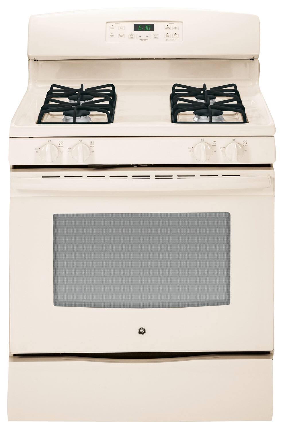 GE 30" Self Cleaning Freestanding Gas Range Bisque JGB630DEFCC - Best Buy