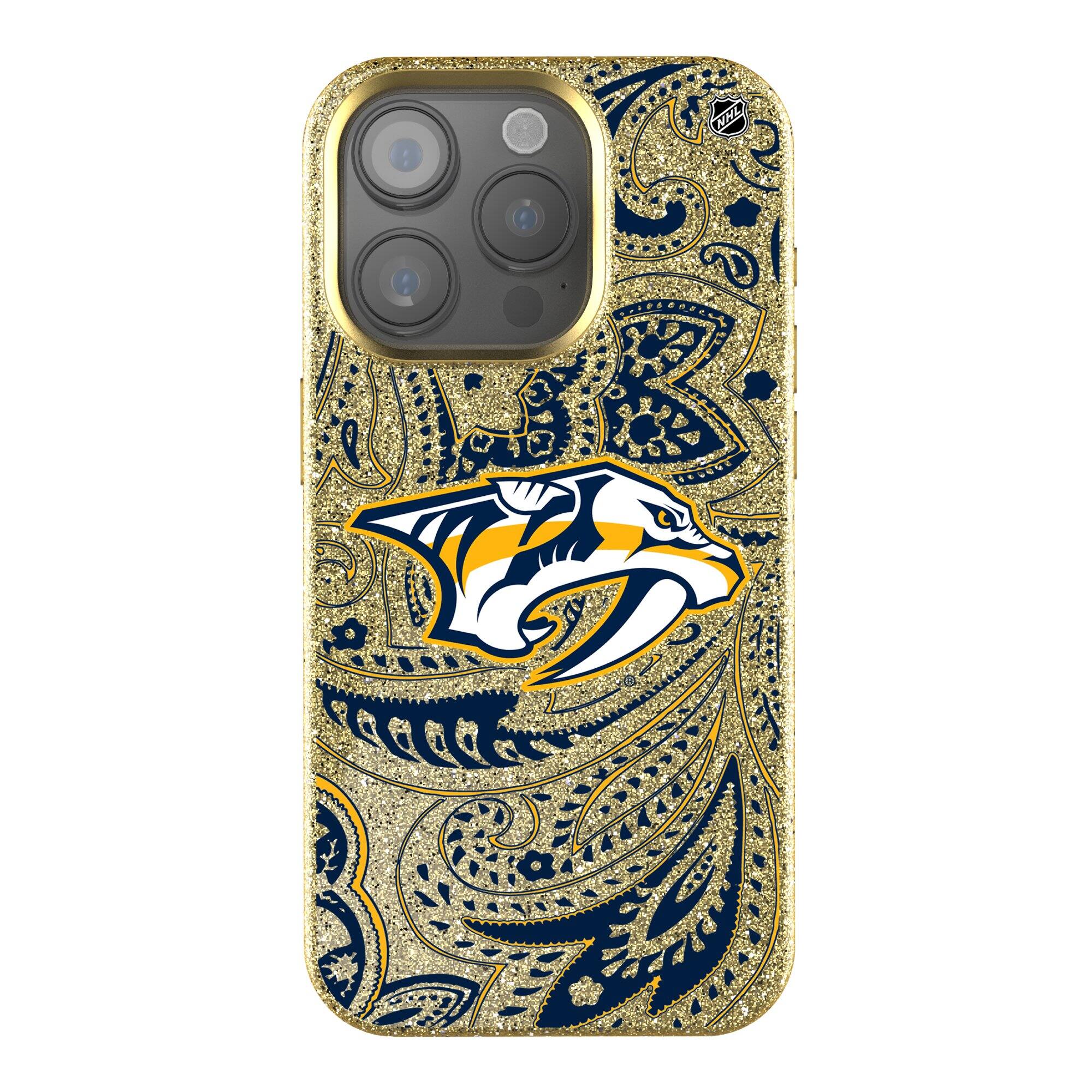 Keyscaper NHL Nashville Predators Paisley Bling iPhone Case 15 Plus ...