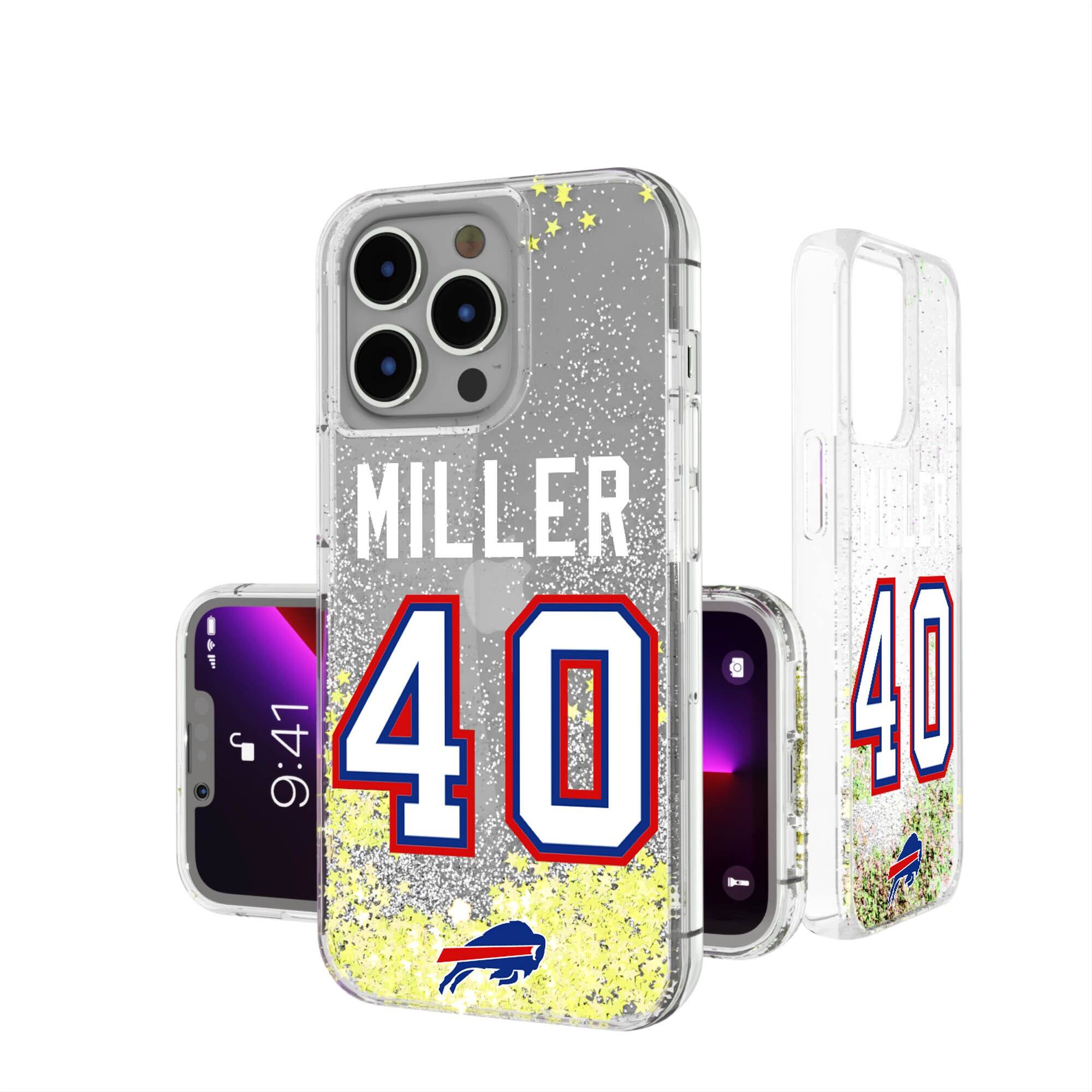 Keyscaper NFL Von Miller Buffalo Bills iPhone Glitter Phone Case 15 ...