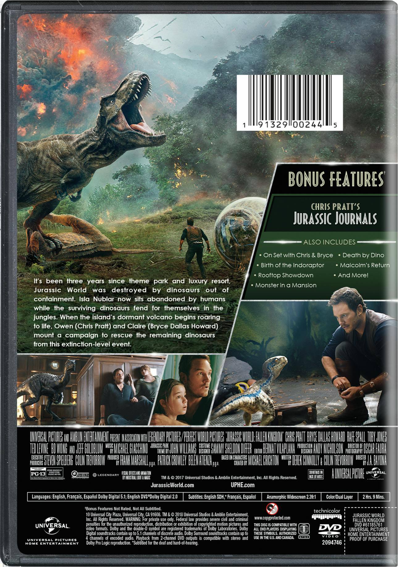 Jurassic World Fallen Kingdom [DVD] [Standard] - Best Buy