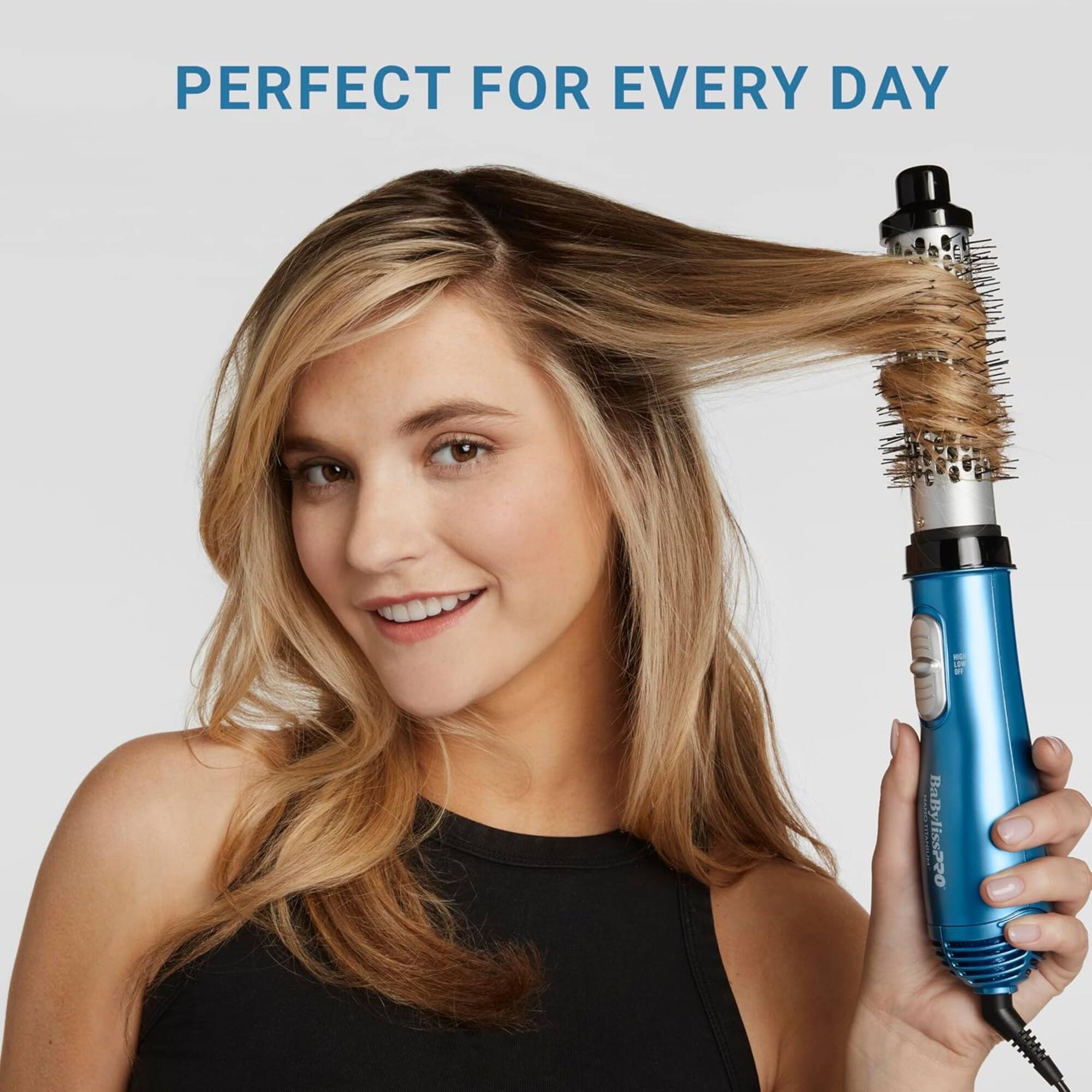 BaBylissPRO BNT21000 Nano Titanium 1 1/4 Soft Bristle Brush for Hair ...