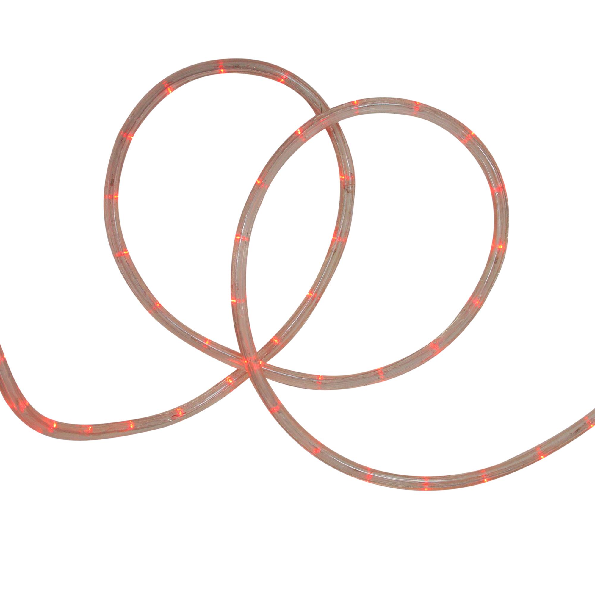 Northlight Commercial Grade LED Outdoor Christmas Spool Rope Lights Red ...