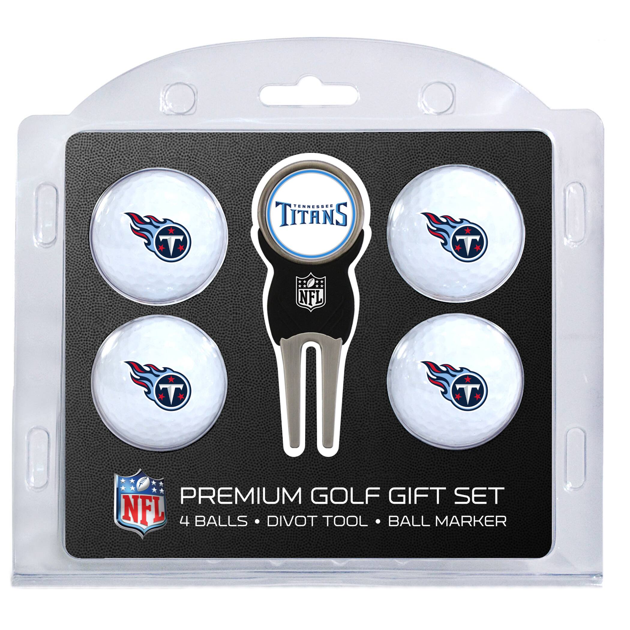 Team Golf Tennessee Titans 4 Ball Gift Set Multicolor 4000387 - Best Buy