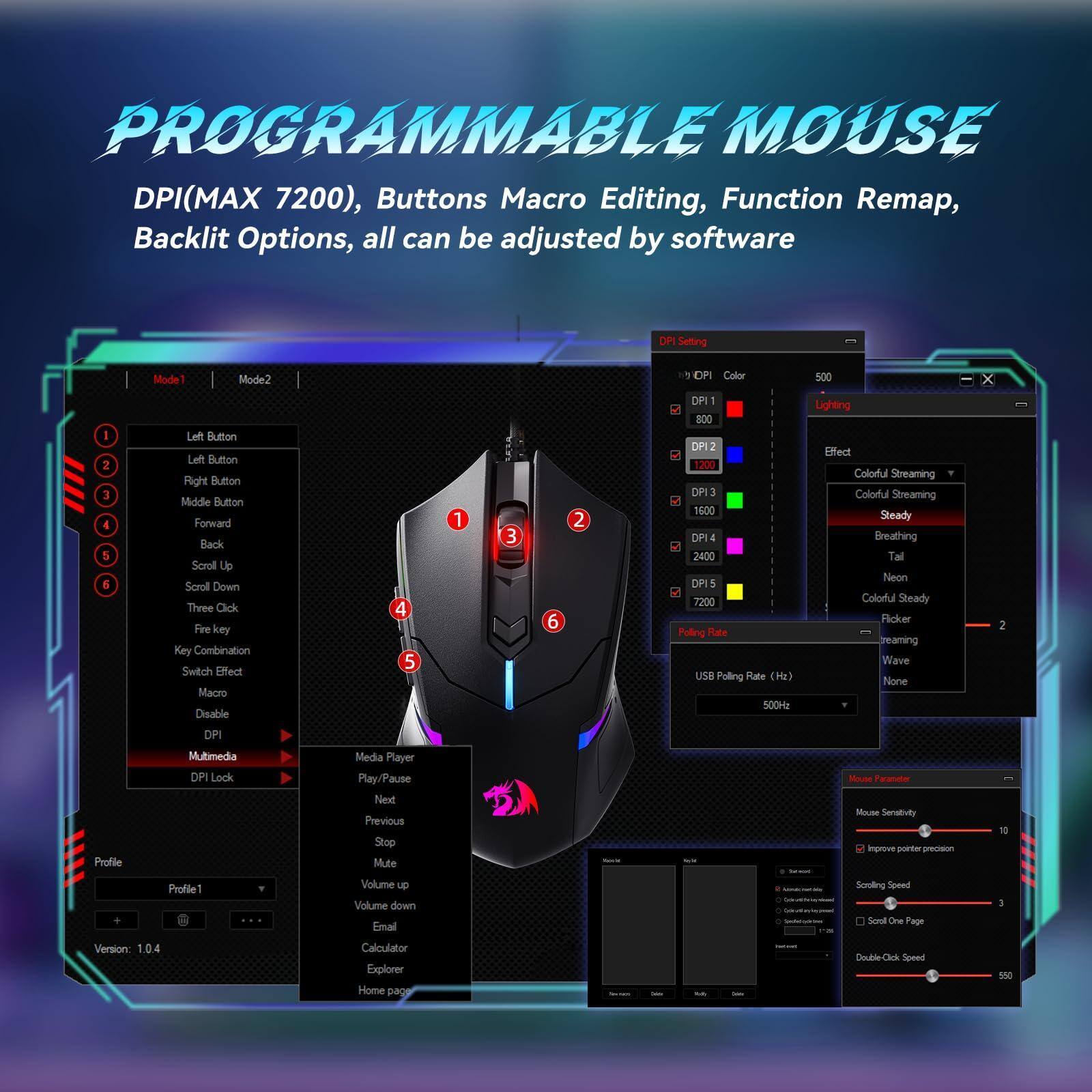 Cedar Assembly S101 Gaming M601 Mouse Rgb Backlit Value Combo Set new ...