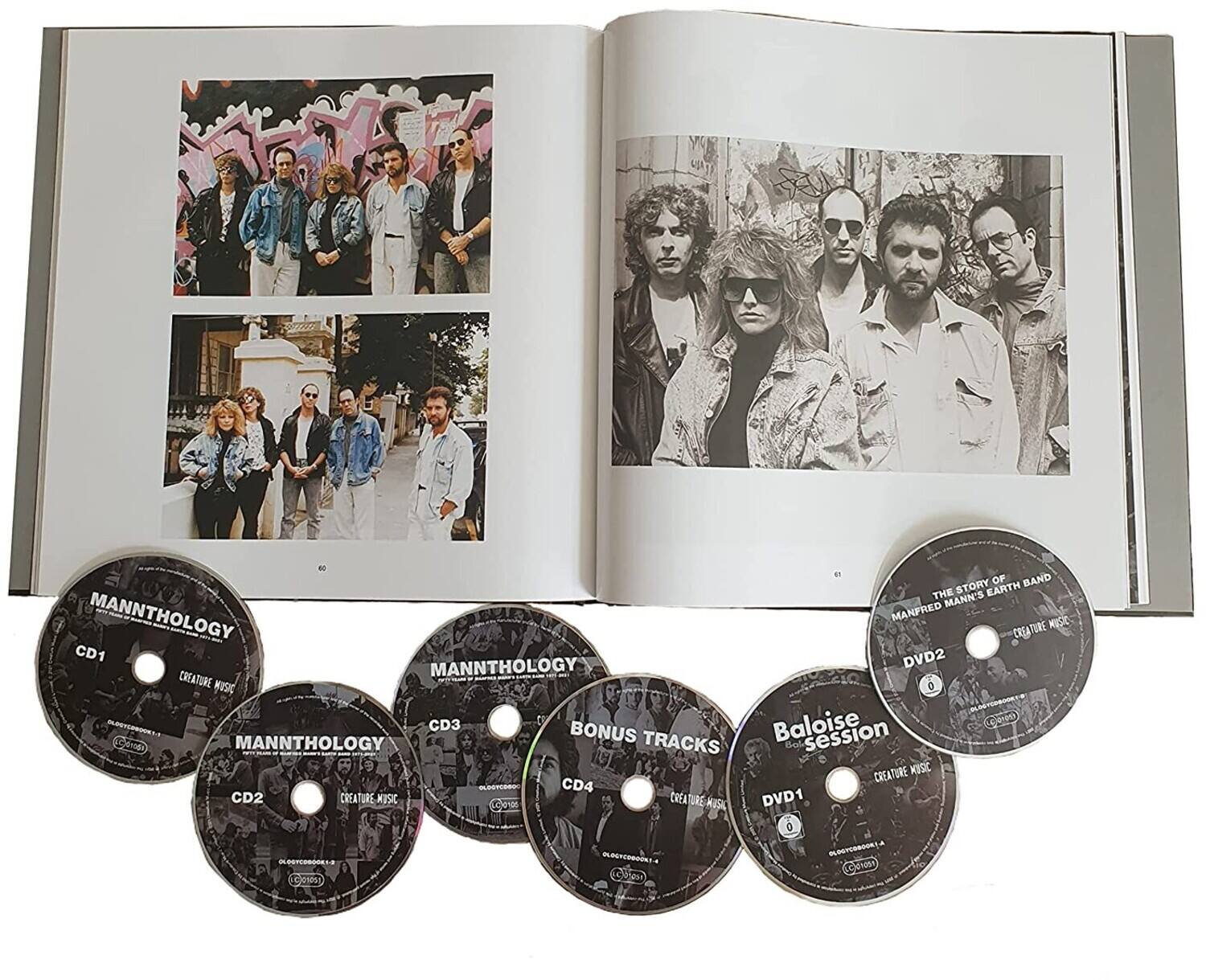 Manfred Mann's Earth Band Mannthology (Deluxe Hard Back Book +DVD ...