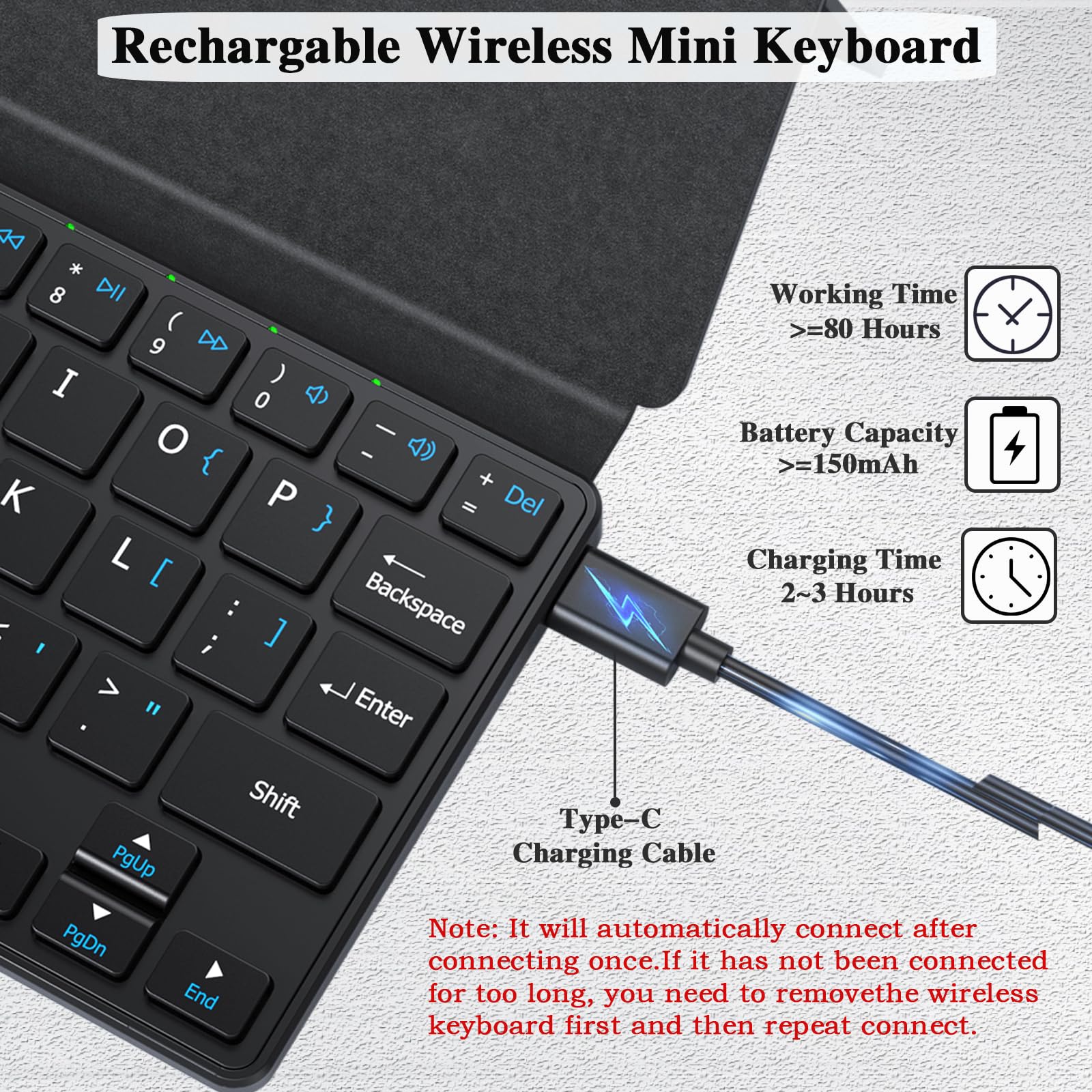 Pacoar Cade Ultra Light Portable Wireless Multi device Slim Mini With ...