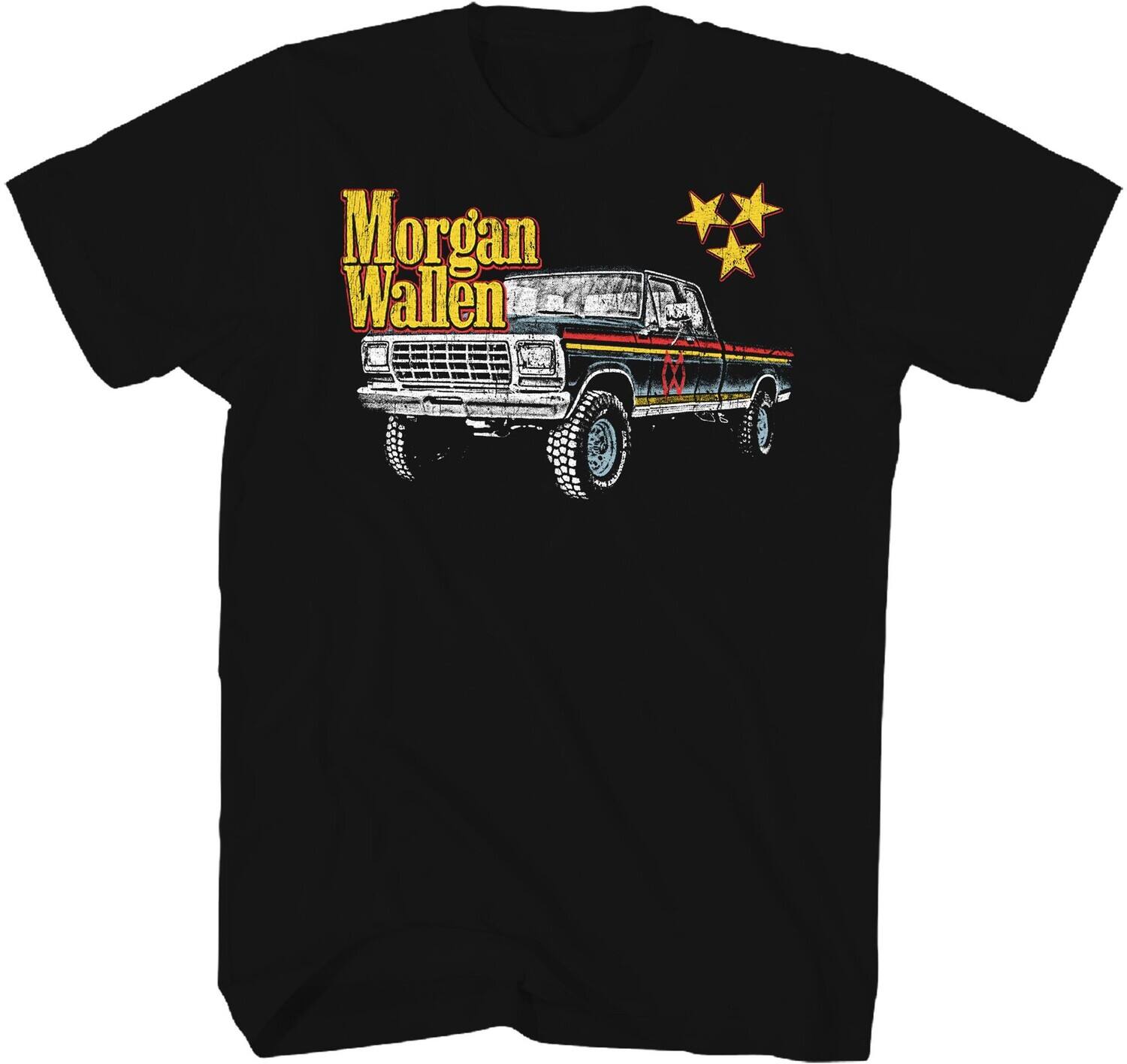 PopMarket Morgan Wallen Morgan Wallen Truck T Shirt Large Black ...