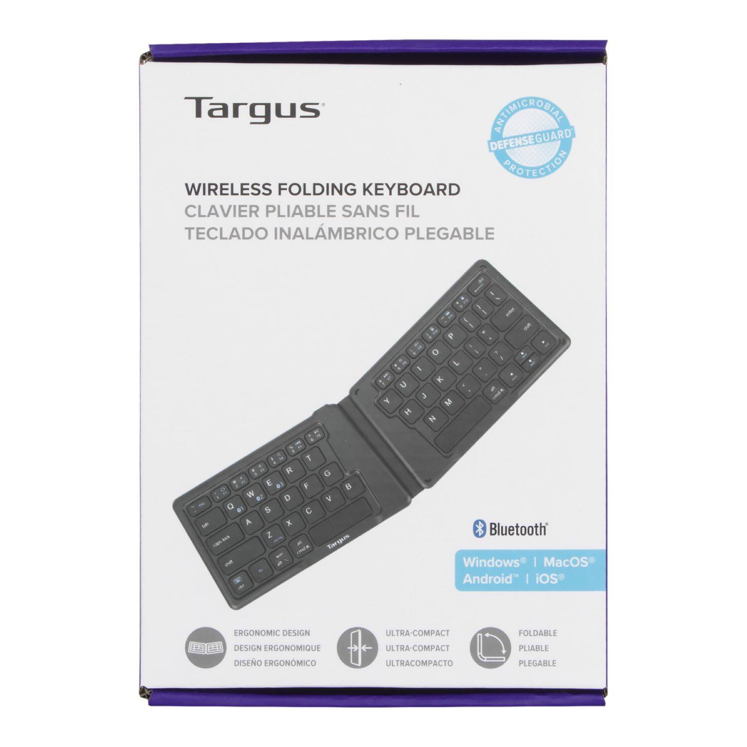 Customer Reviews: Targus Ergonomic Foldable Bluetooth Antimicrobial ...