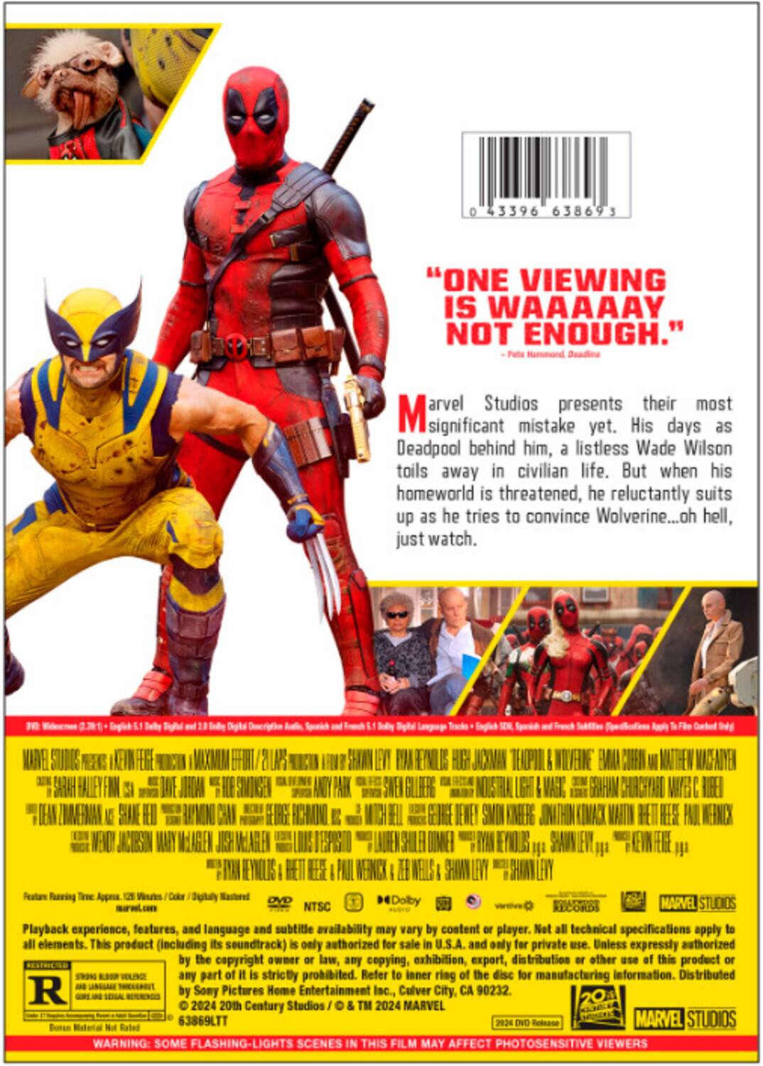 Deadpool & Wolverine DVD - Best Buy