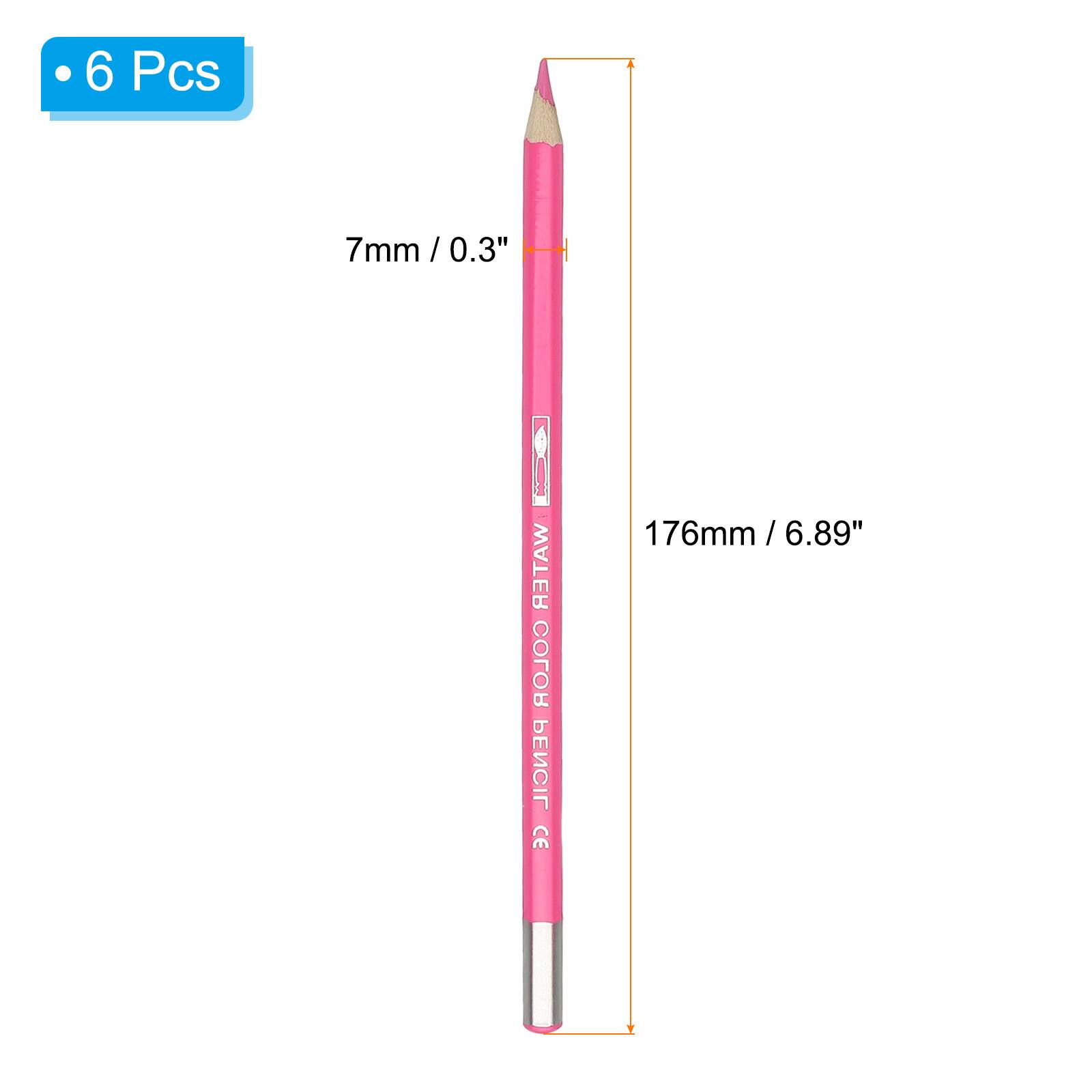 Unique Bargains Watercolor Pencil, 6Pcs Water Soluble Pencils for ...