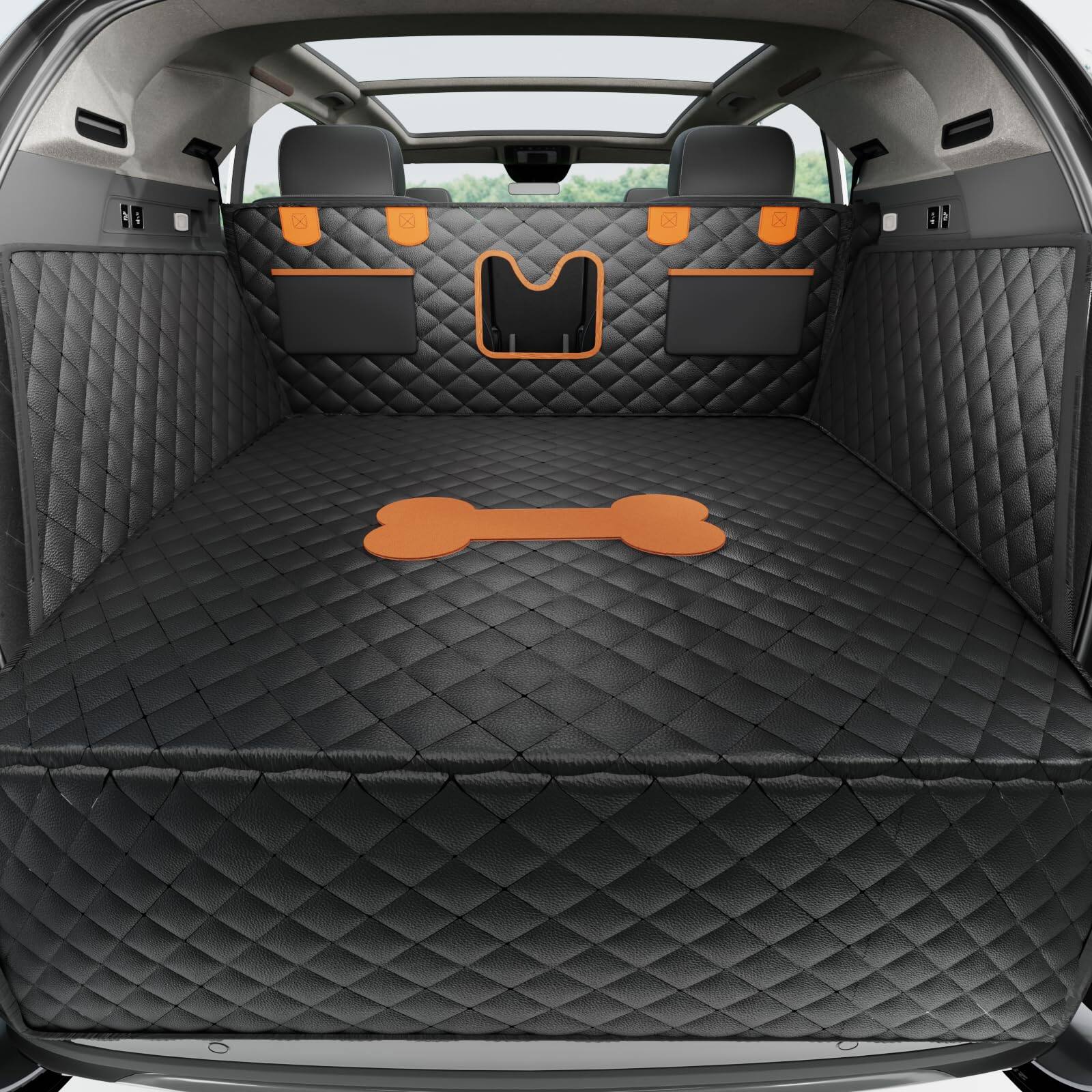 COTTAGE Suv Cargo Liner For Dogs Pu Leather Waterproof Pet Trunk Cover ...