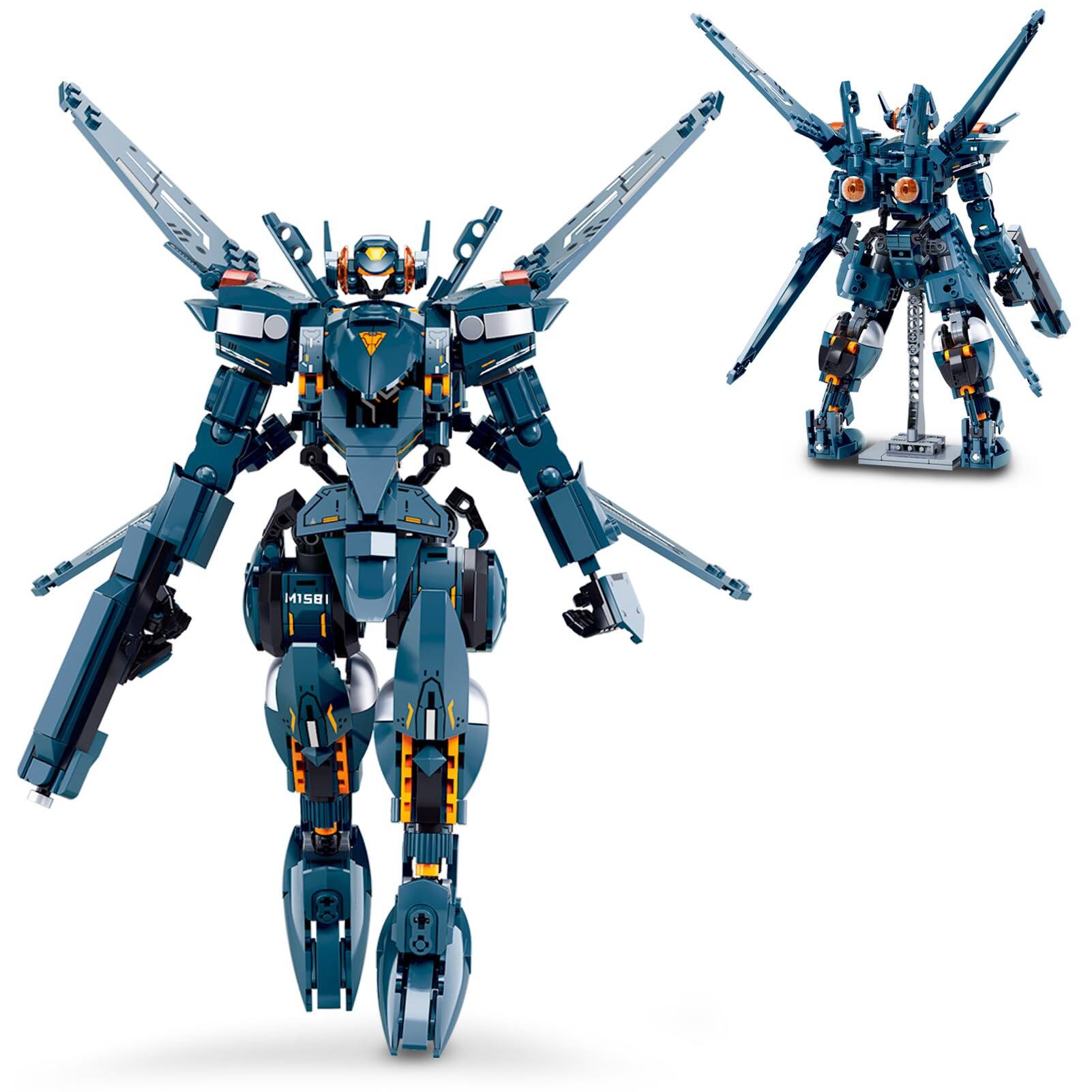 EZTW1 Transforming Robot Mech Building Block Sets Toys For Destroy ...