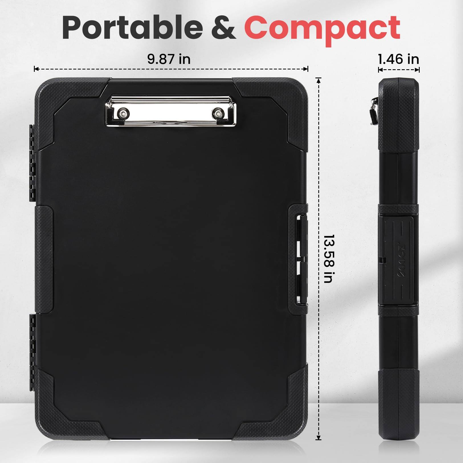 Stylel Star Toughest Clipboard With Storage Internal Pen Pouch Included ...